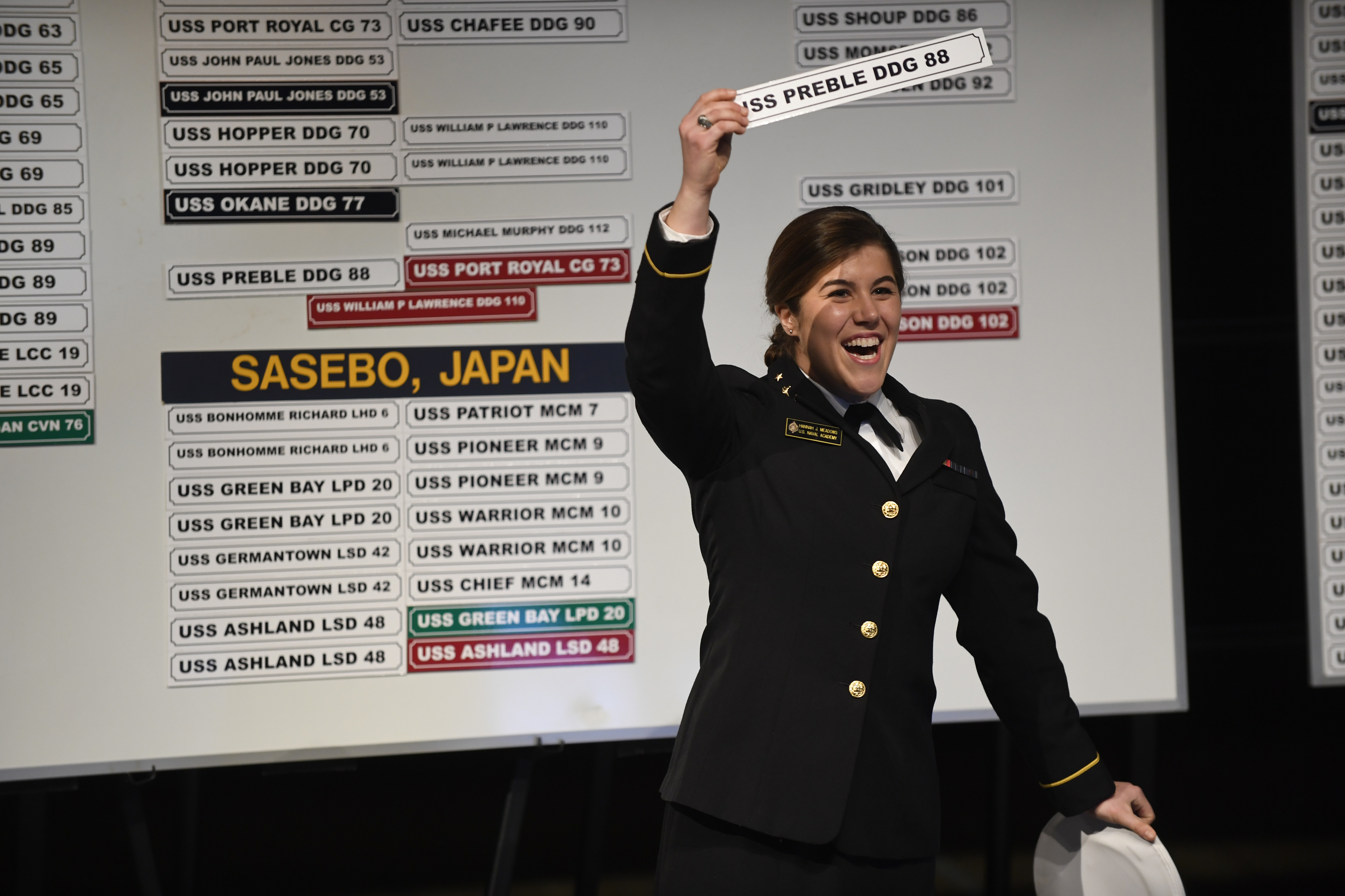 midshipman ship selection