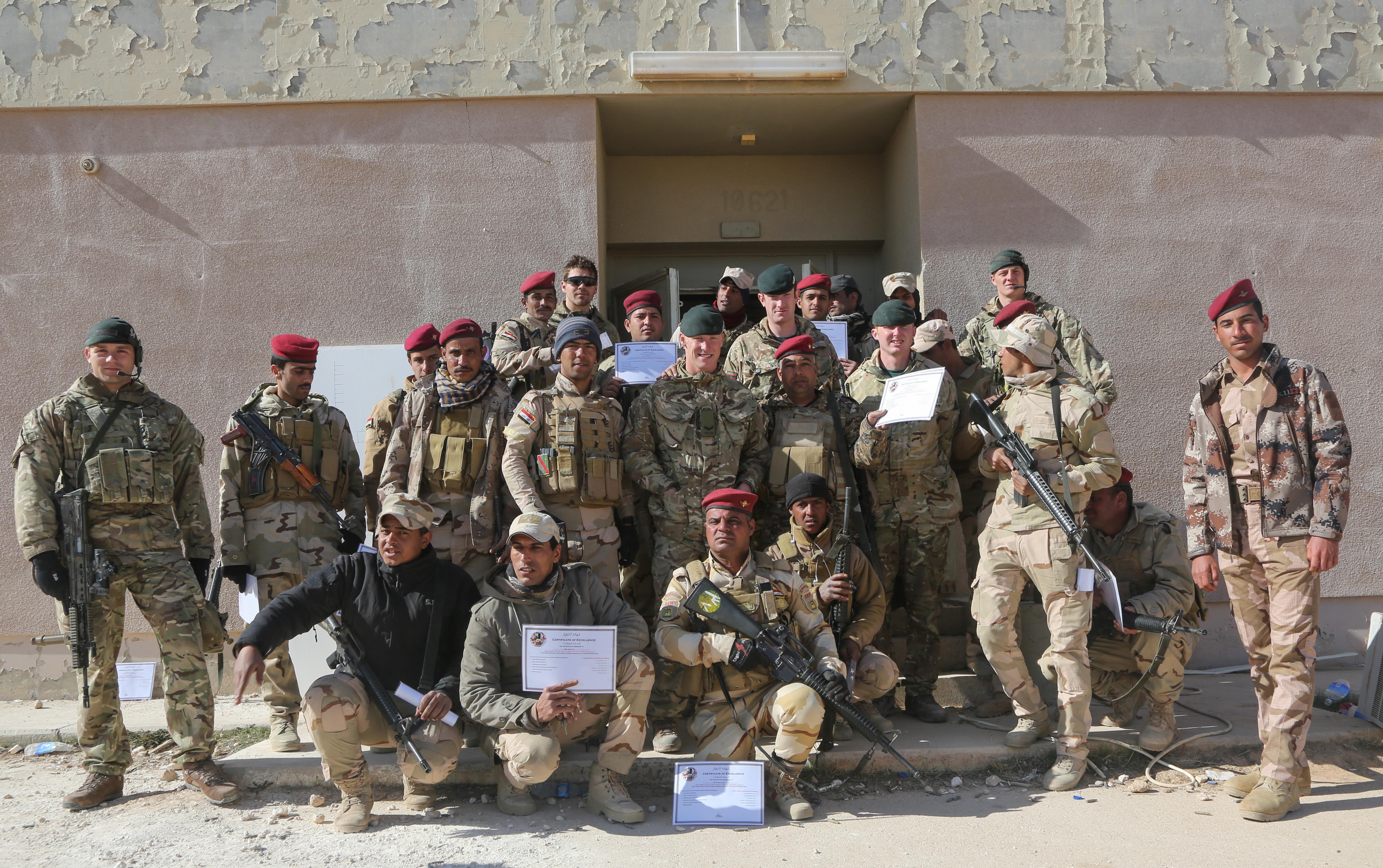 Iraqi Security Force practices squad-level assault tactics > U.S ...