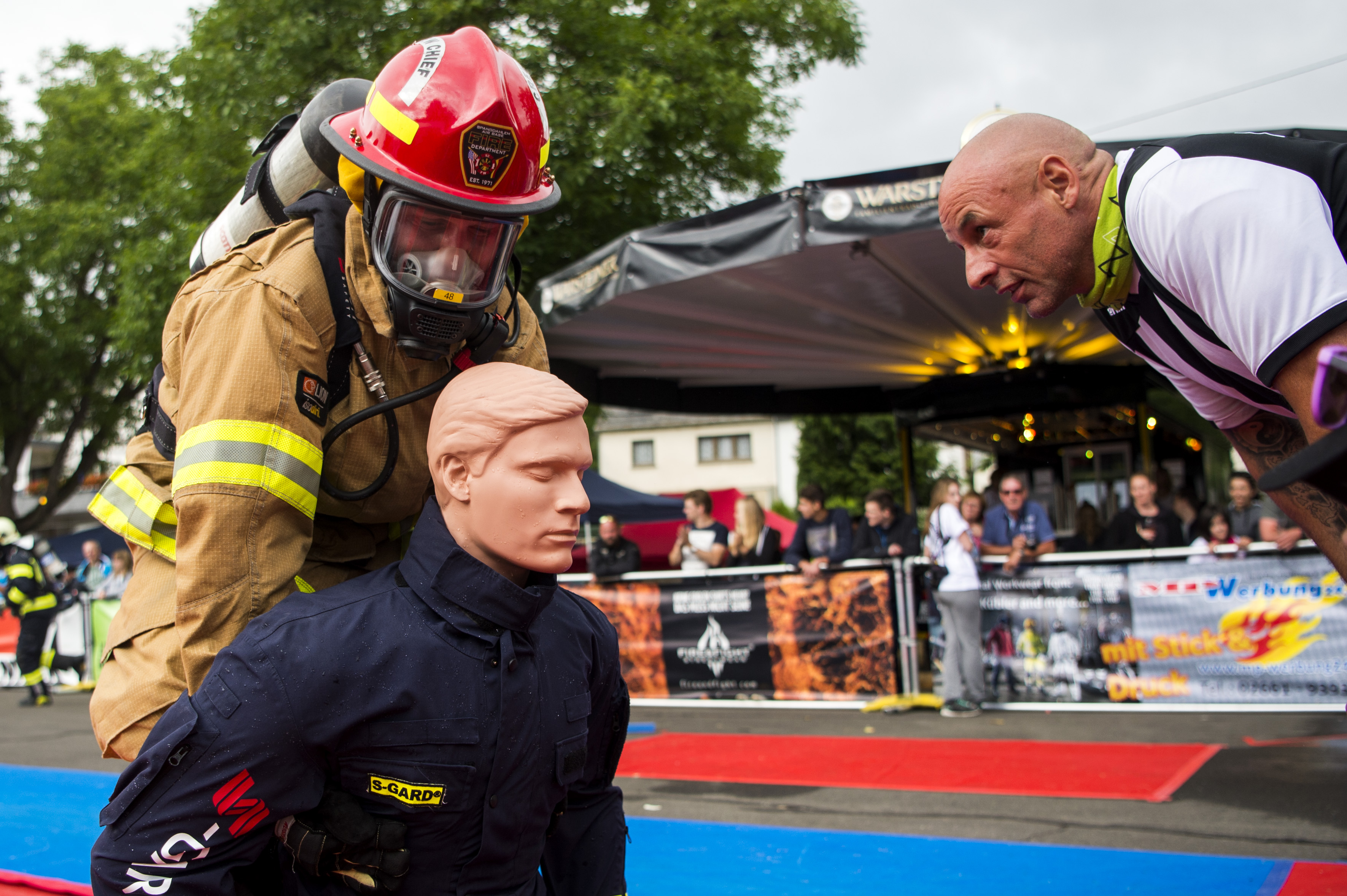 52 CES competes in 4th annual Mosel Firefighter Combat Challenge ...