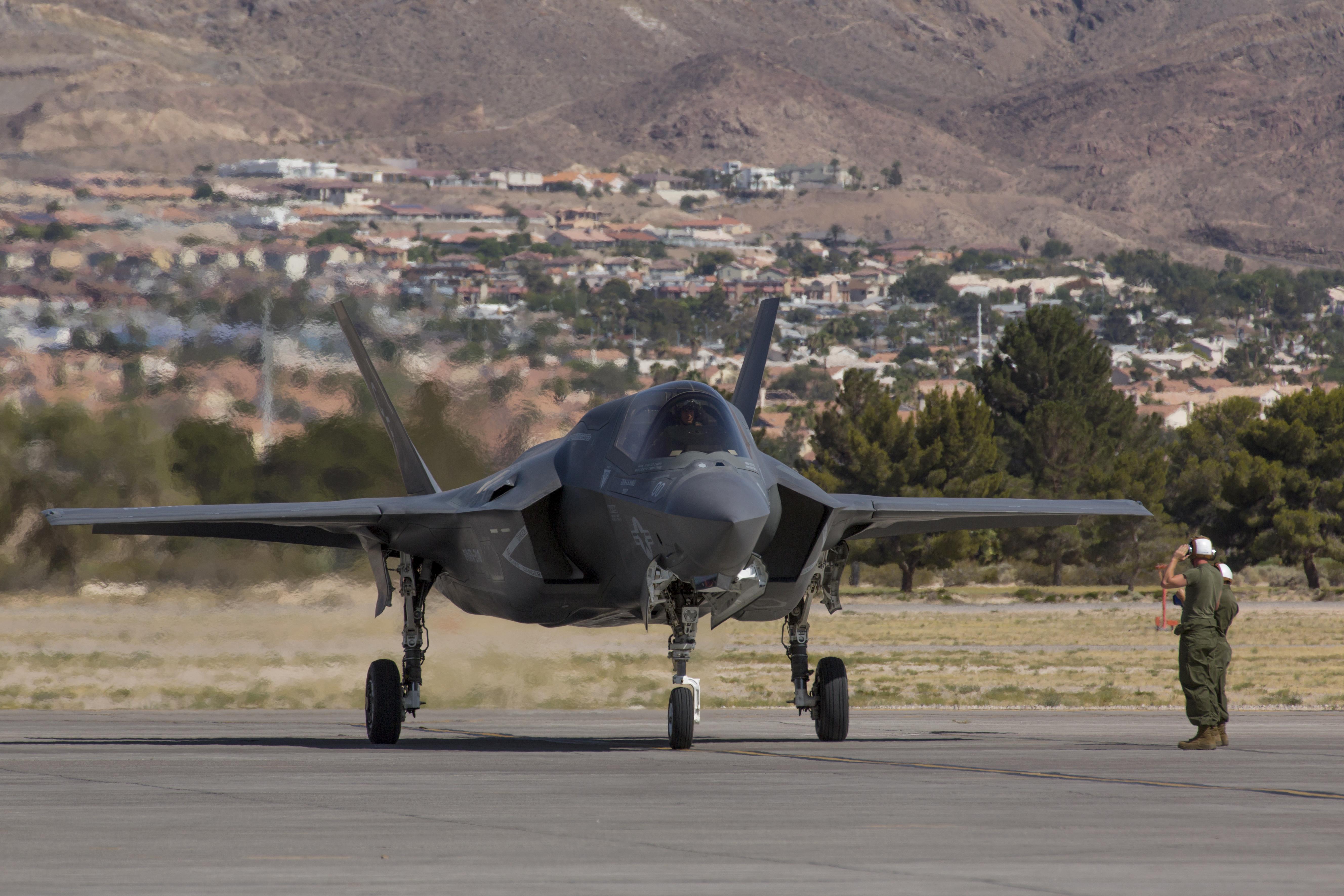 Bringing the heat: F-35B Lightning IIs arrive at Nellis Air Force Base for Red Flag 17-3