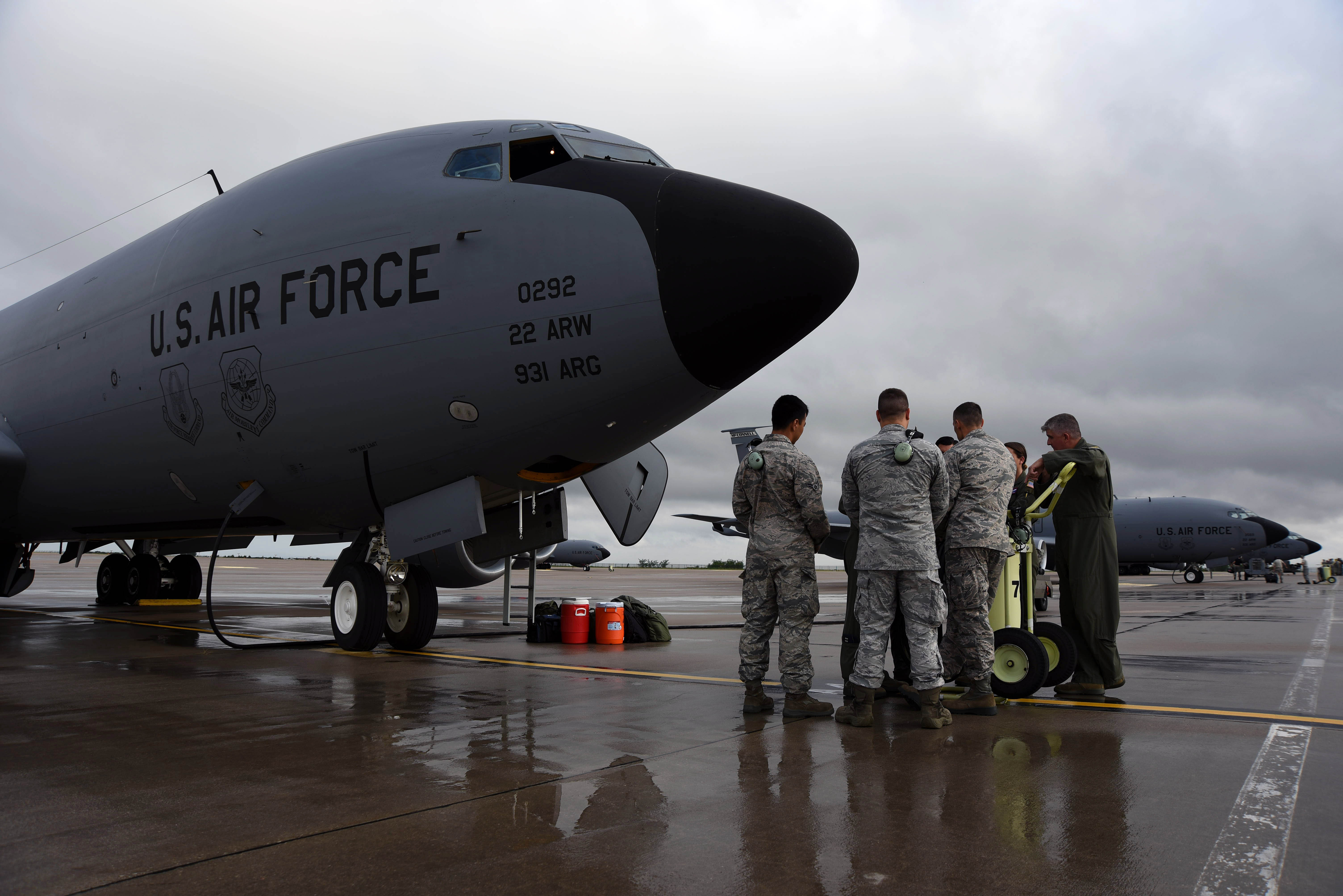 22nd ARW commander fini-flight