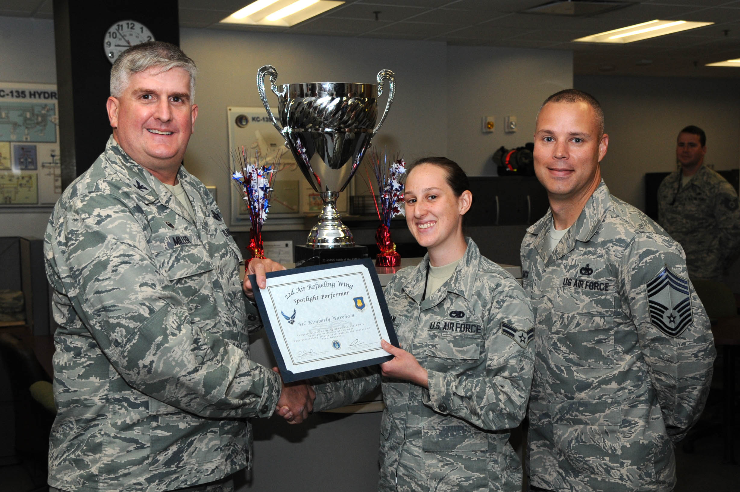 22nd AMXS Airman earns spotlight performer > McConnell Air Force Base ...