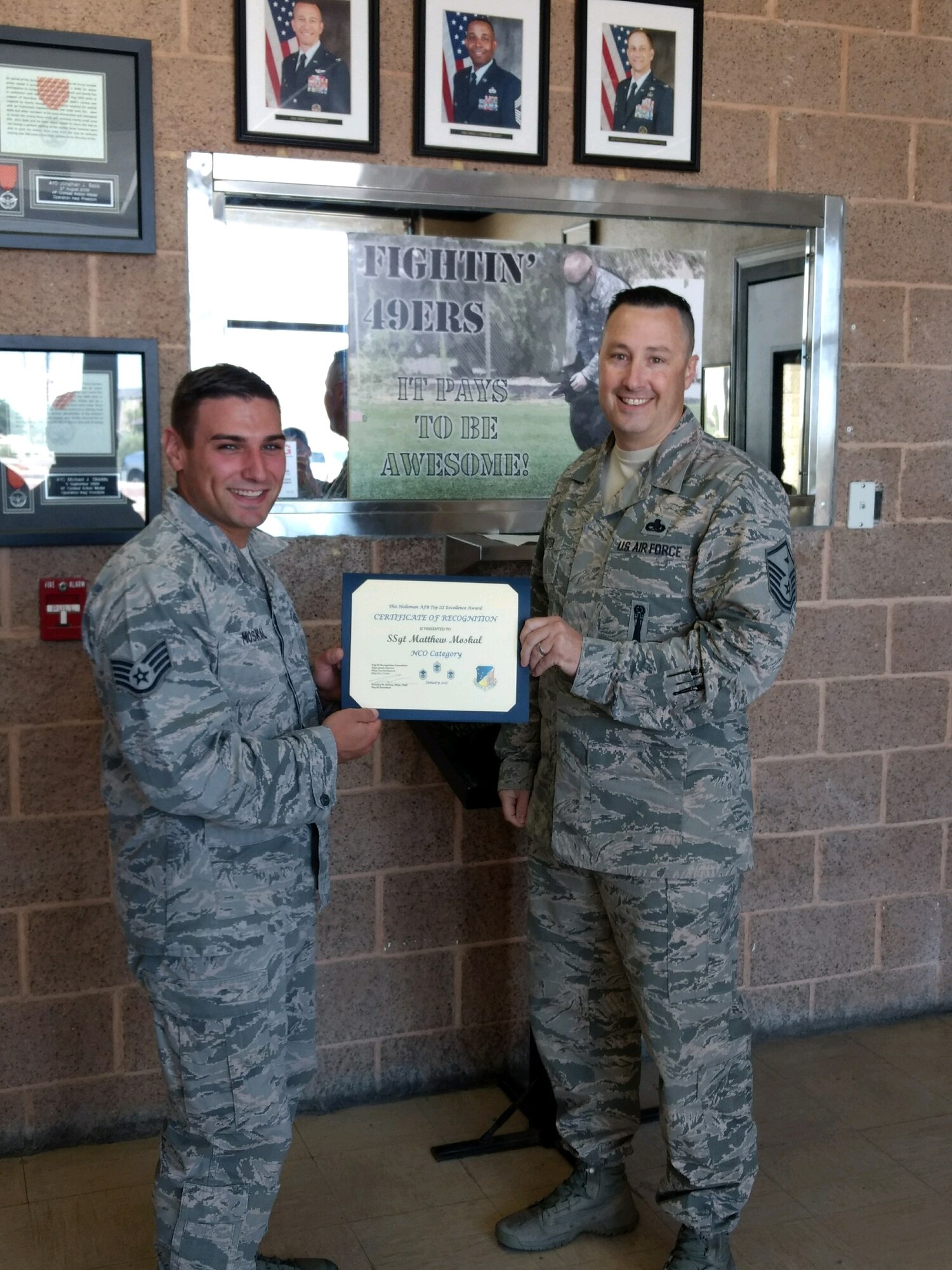 Holloman Top III May Awards > Holloman Air Force Base > Display