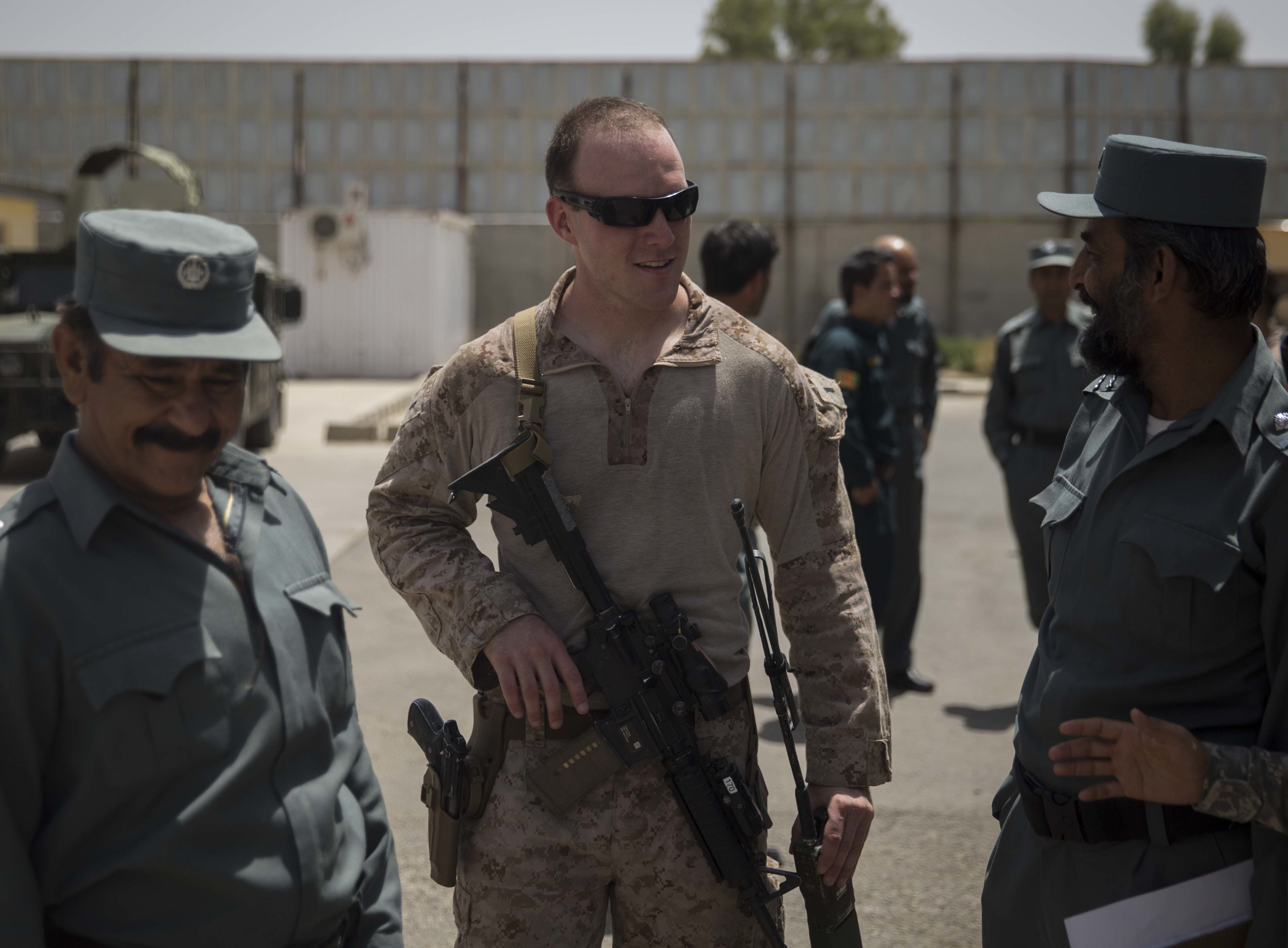 Fly-to-Advise: Marines with Task Force Southwest visit the Provincial ...
