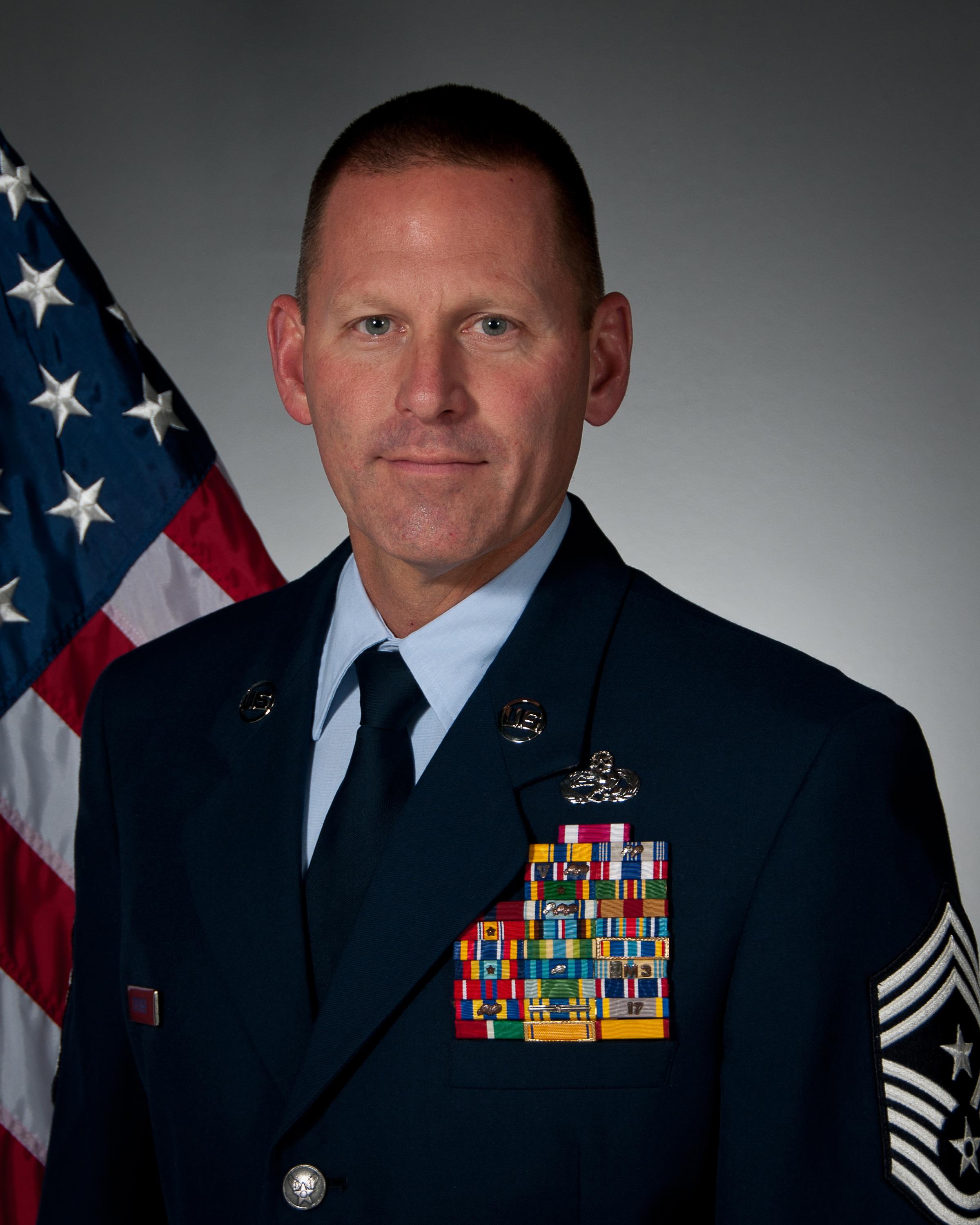 Chief Master Sgt. Daryl Fortner Official Photo