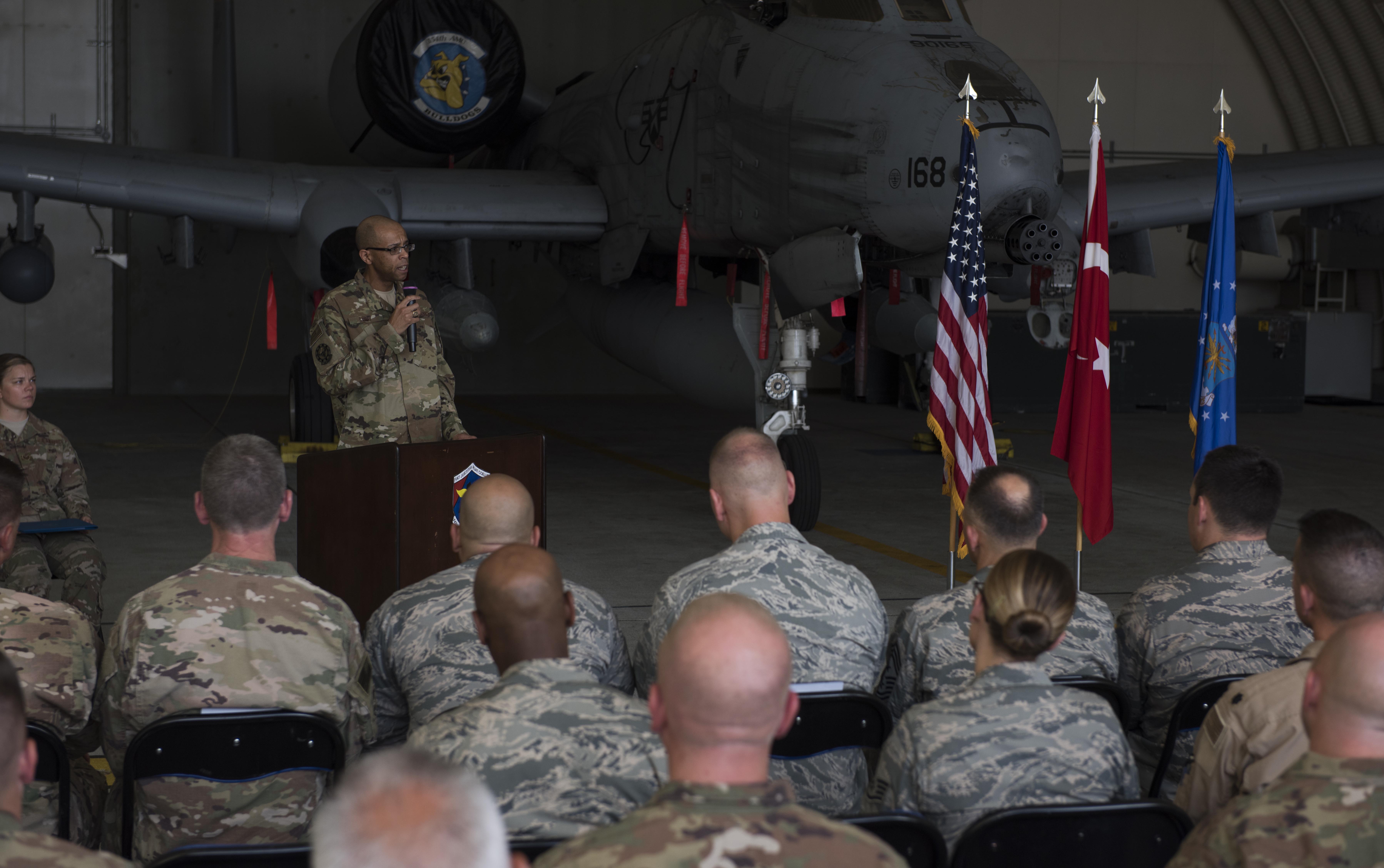 447th EAMXS welcomes new commander > U.S. Air Forces Central > News