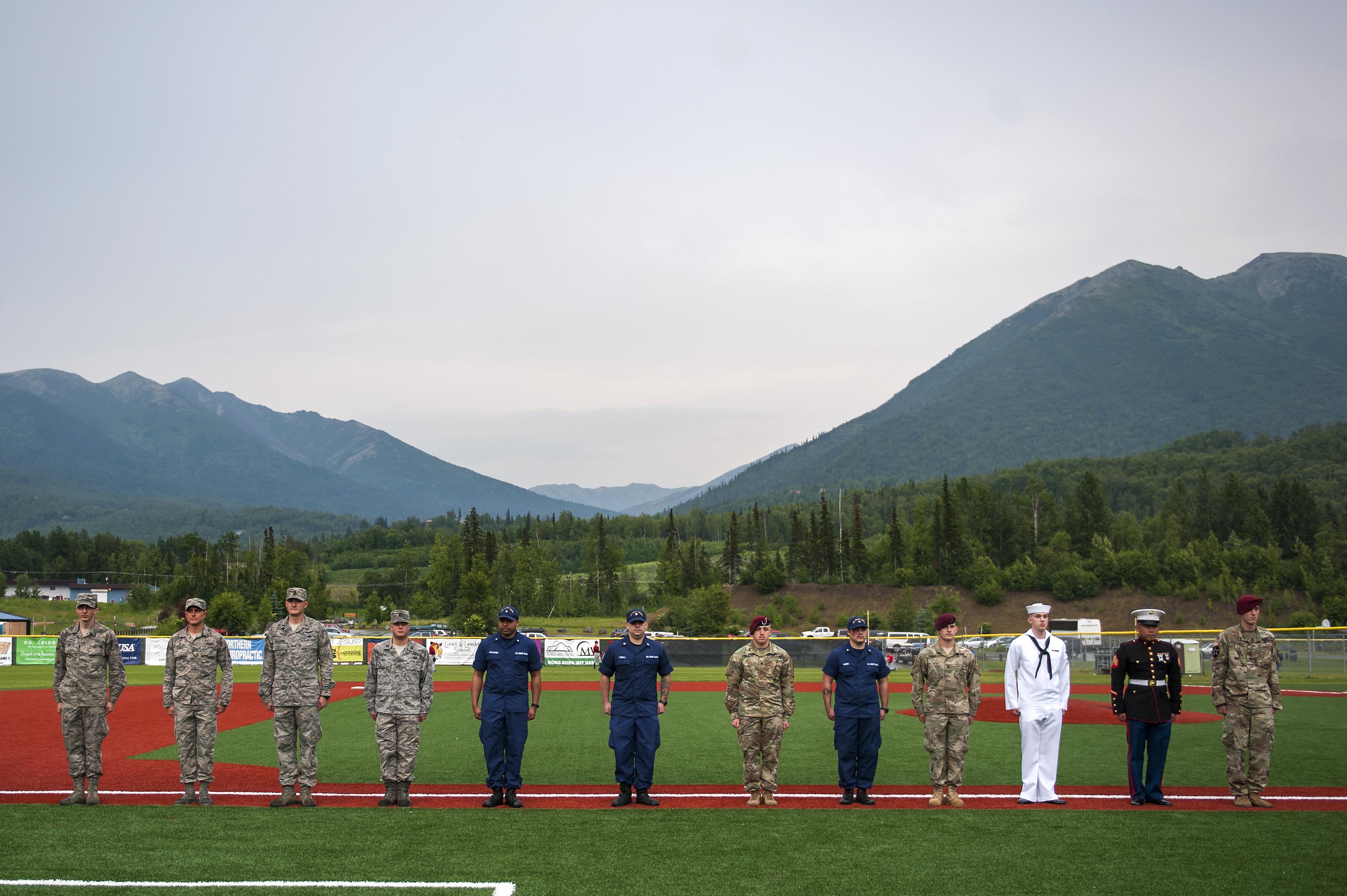 Chugiak-Eagle River Chinooks Military Appreciation Game