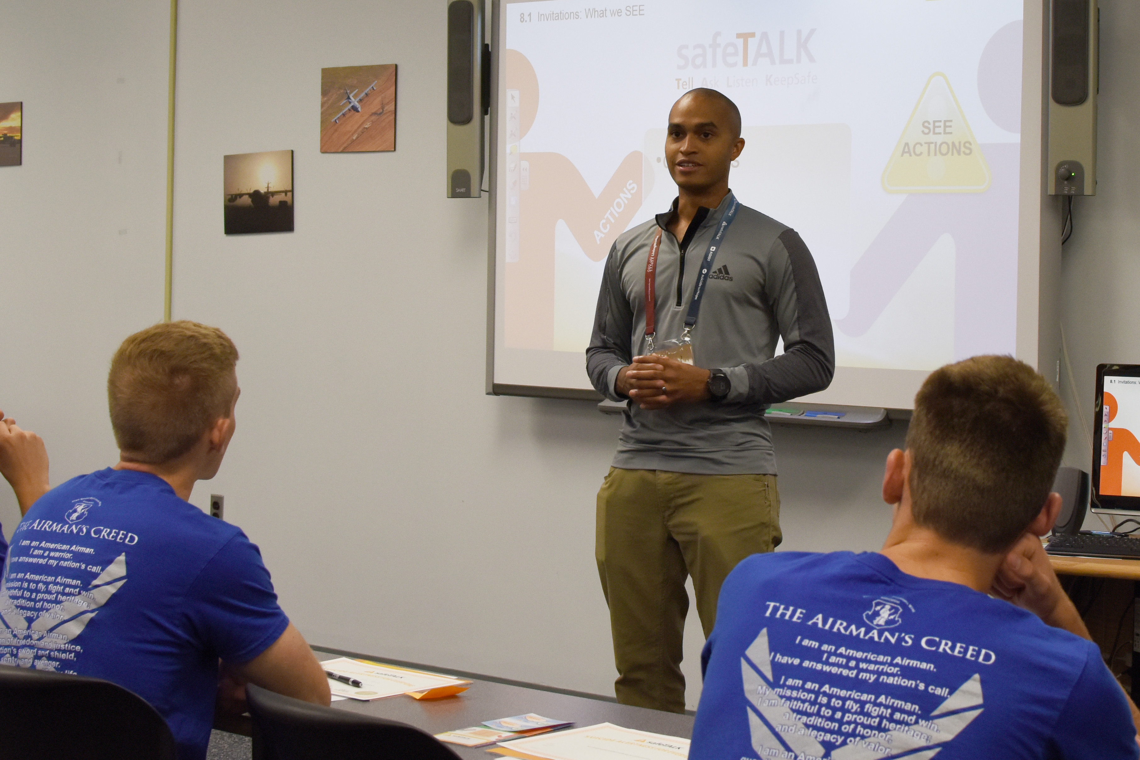 Non-prior service Airmen, families participate in newcomers ...