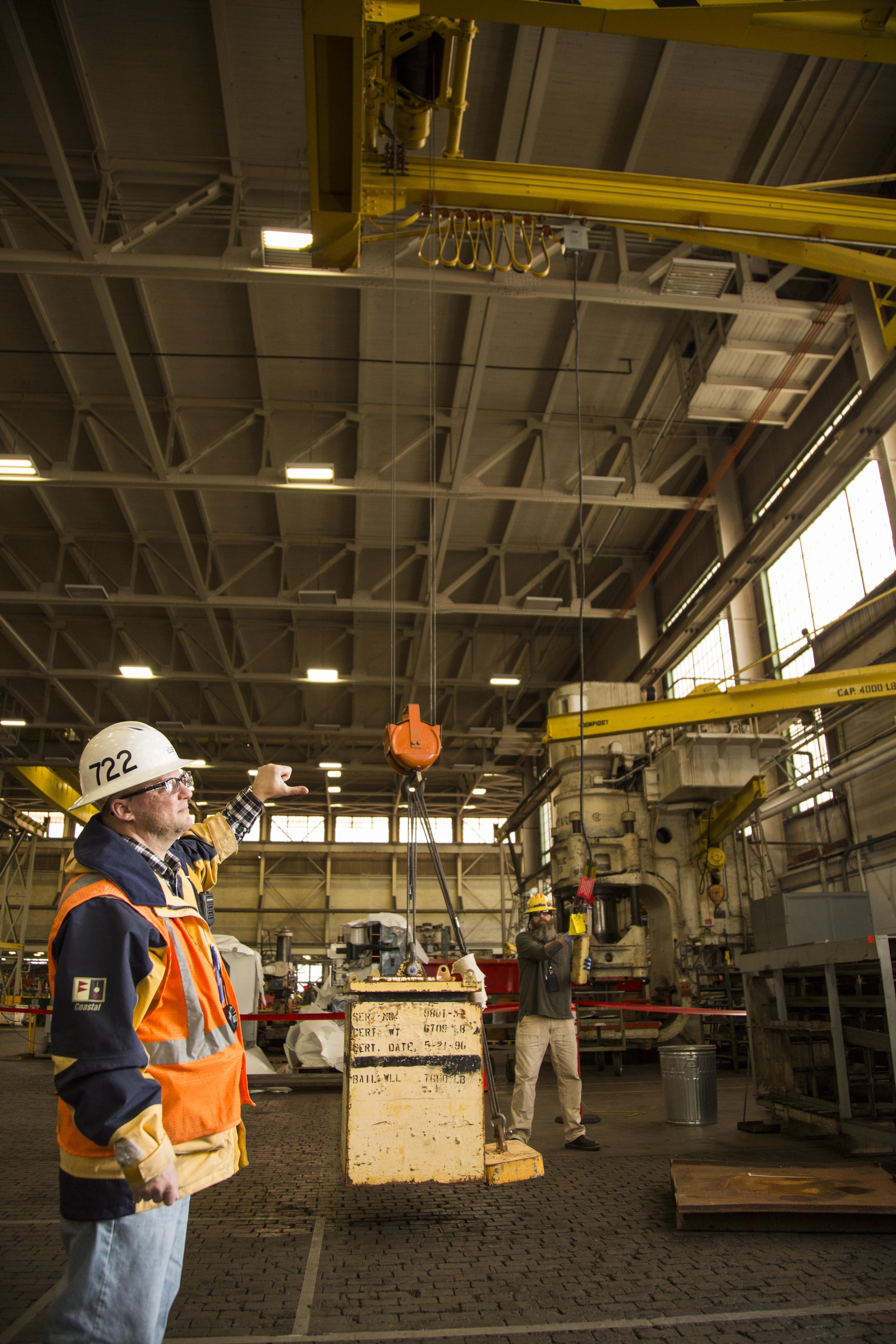 Whether testing cranes or carving them in wood, quality matters > Naval ...