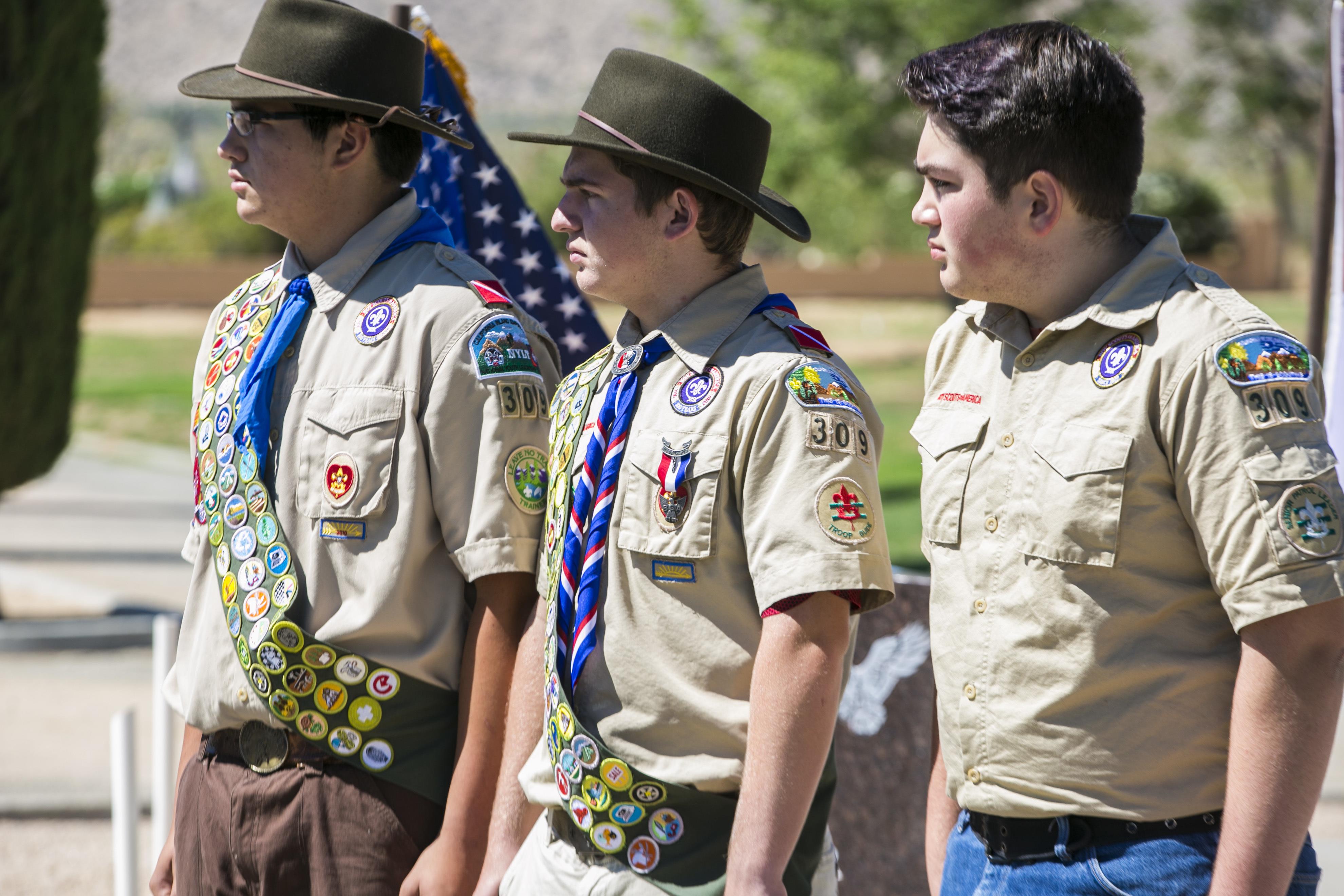 Combat Center helps Boy Scouts dedicate memorial
