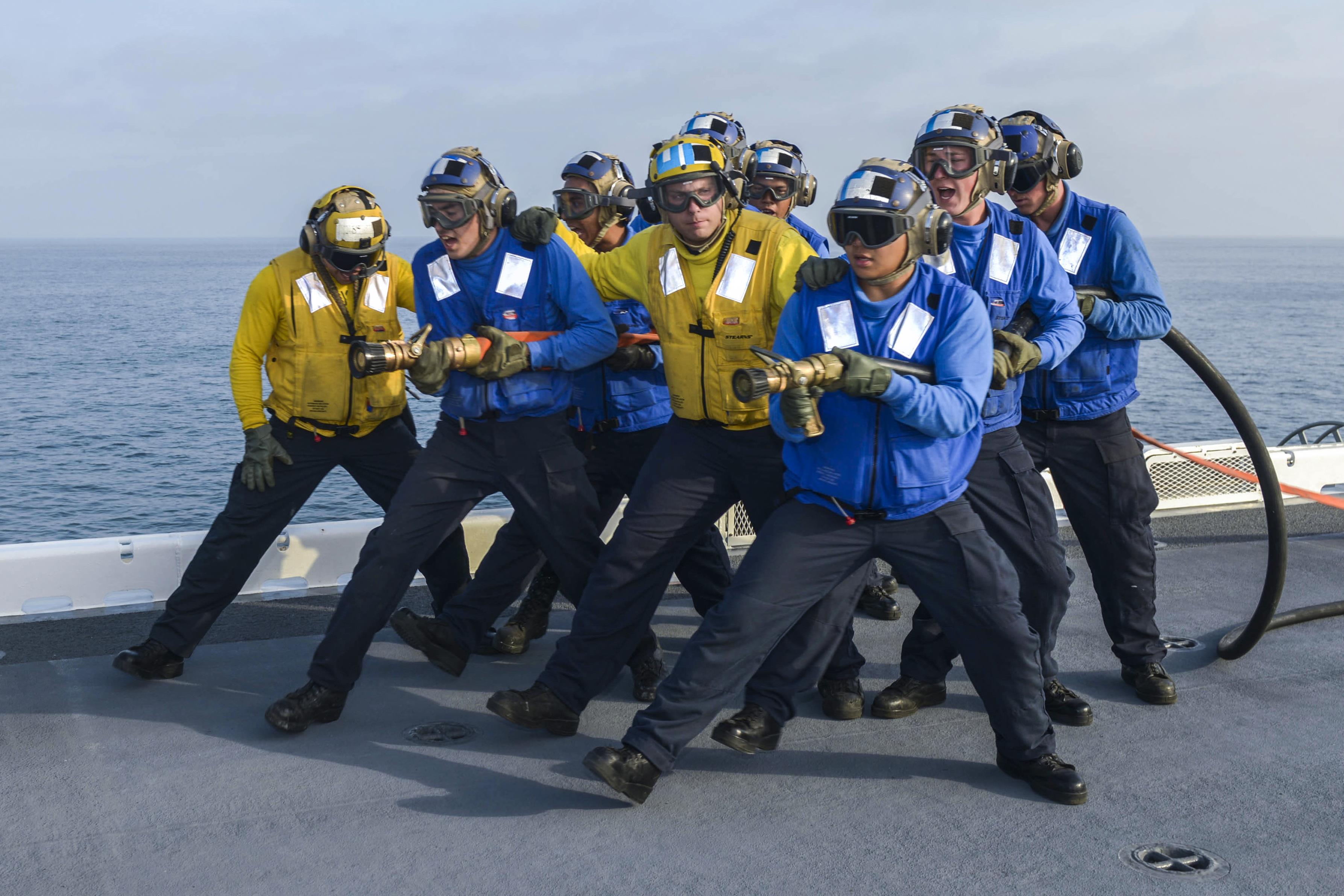 Hose Pose | U.S. Department of War