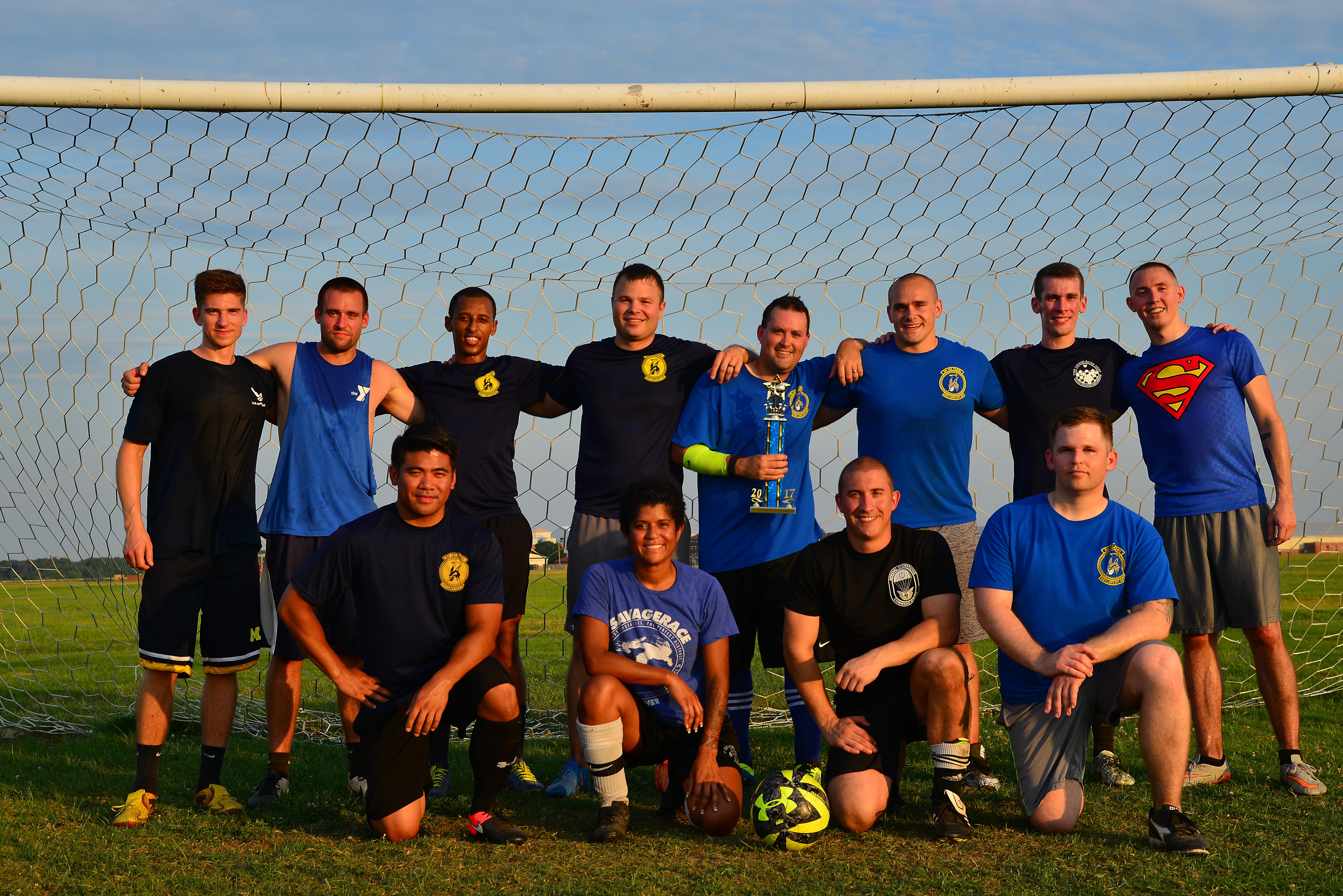 Intramural Soccer Championship: 497th OSS captures win