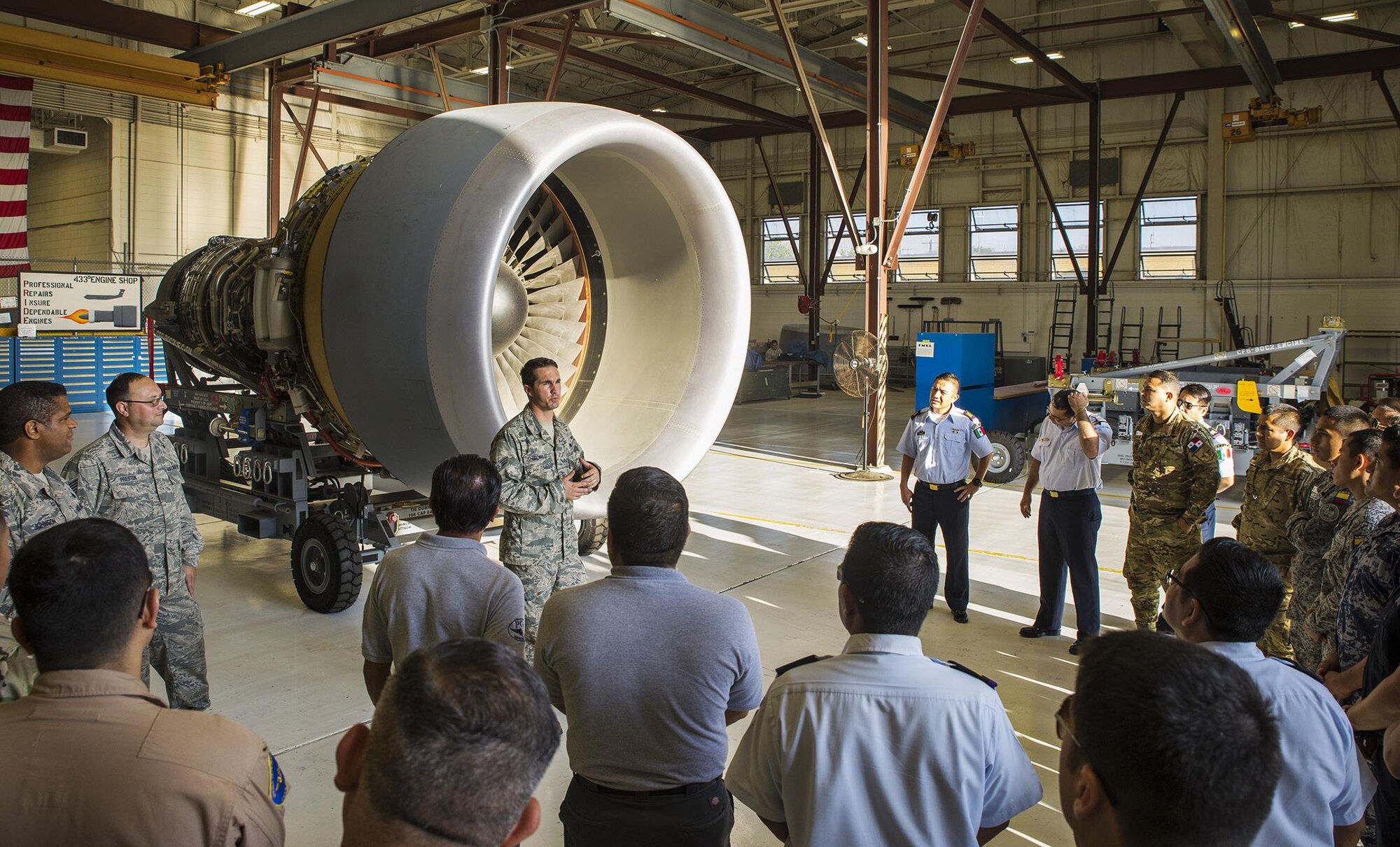 Inter-American Air Force Academy students receive Super Galaxy tour ...