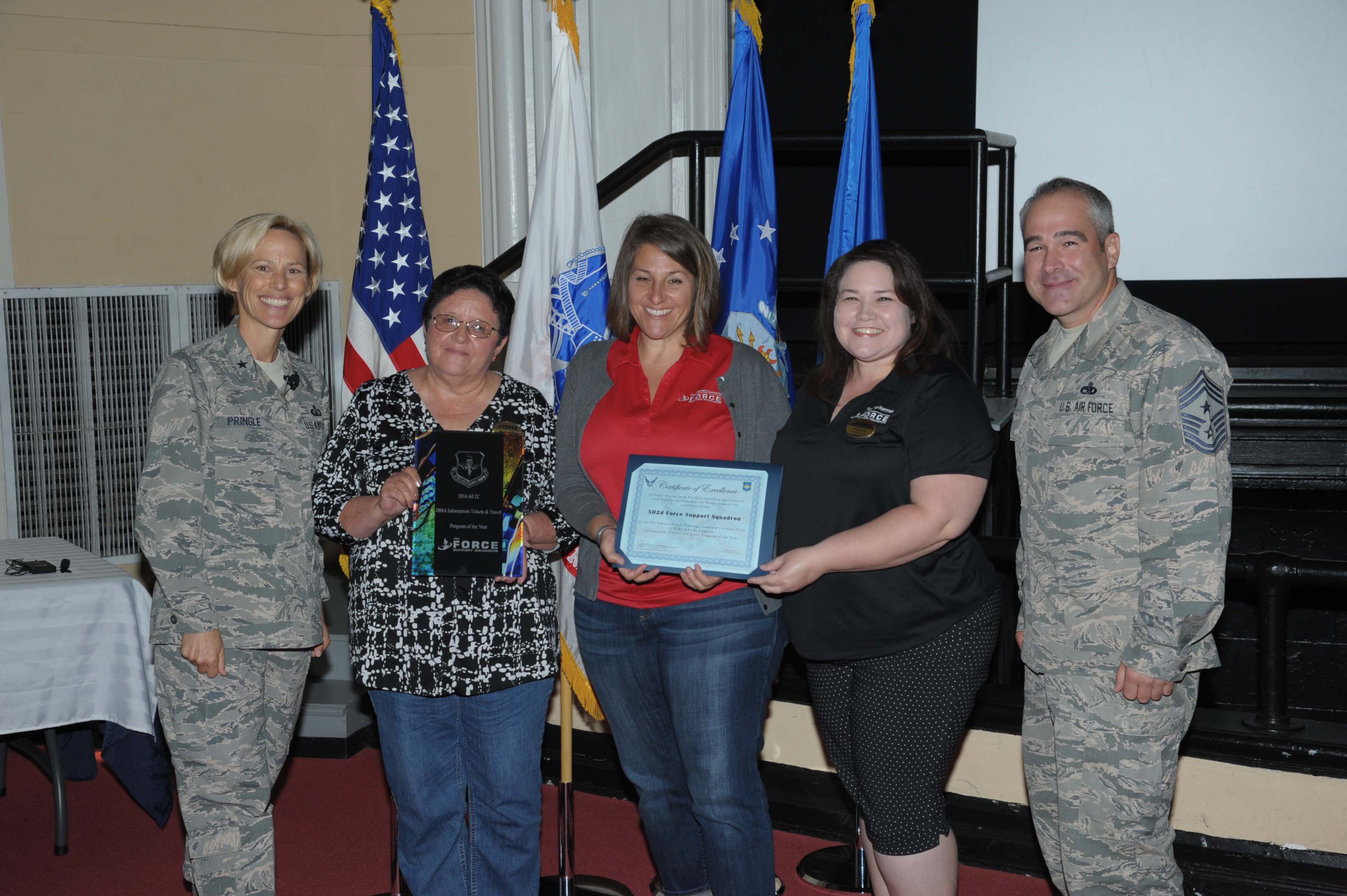 502nd Force Support Squadron captures Air Force-best trifecta > Joint ...