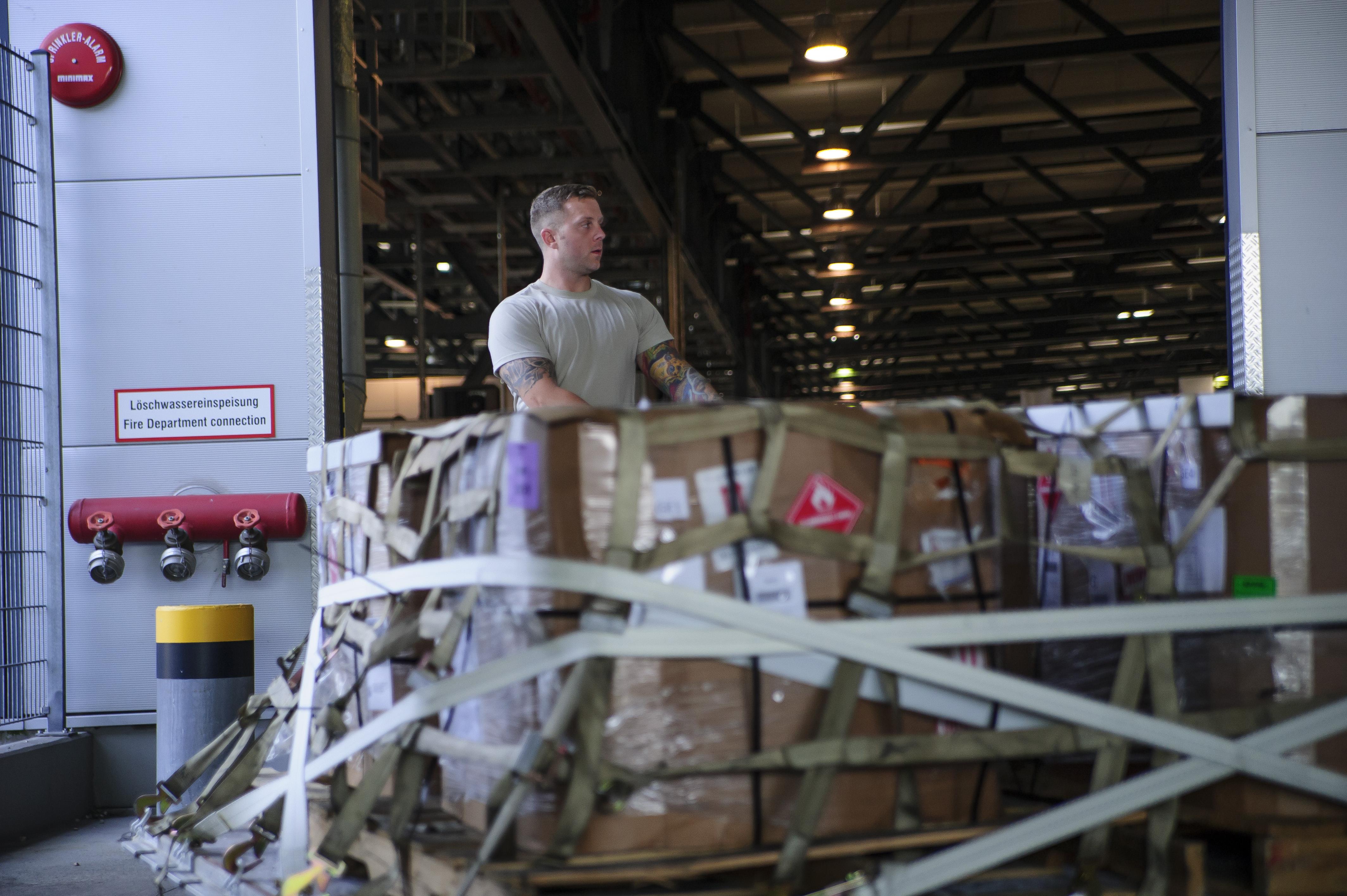 At Aerial Port, Special Handling section trains to handle Hazmat ...