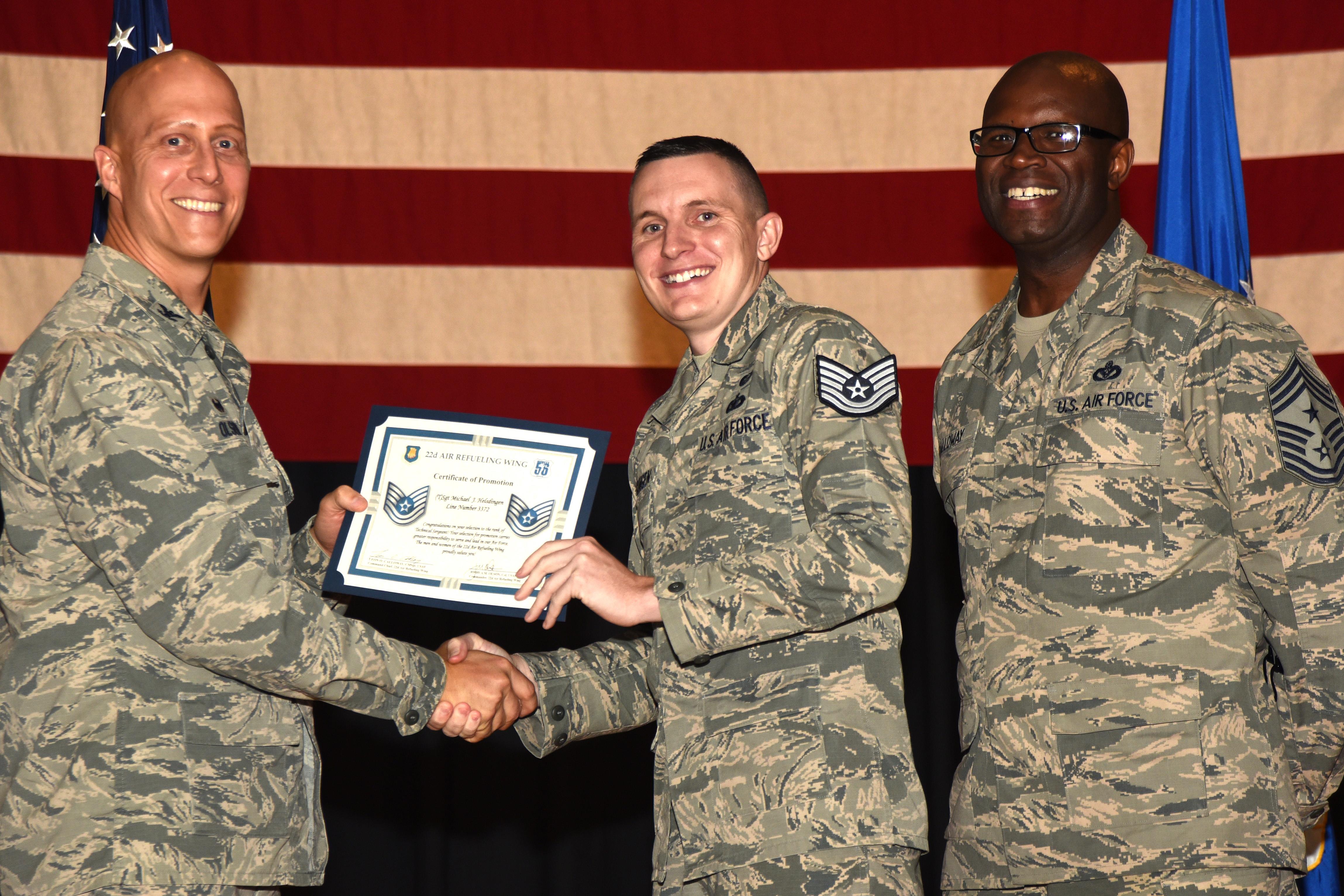 Technical sergeant release party > McConnell Air Force Base > News