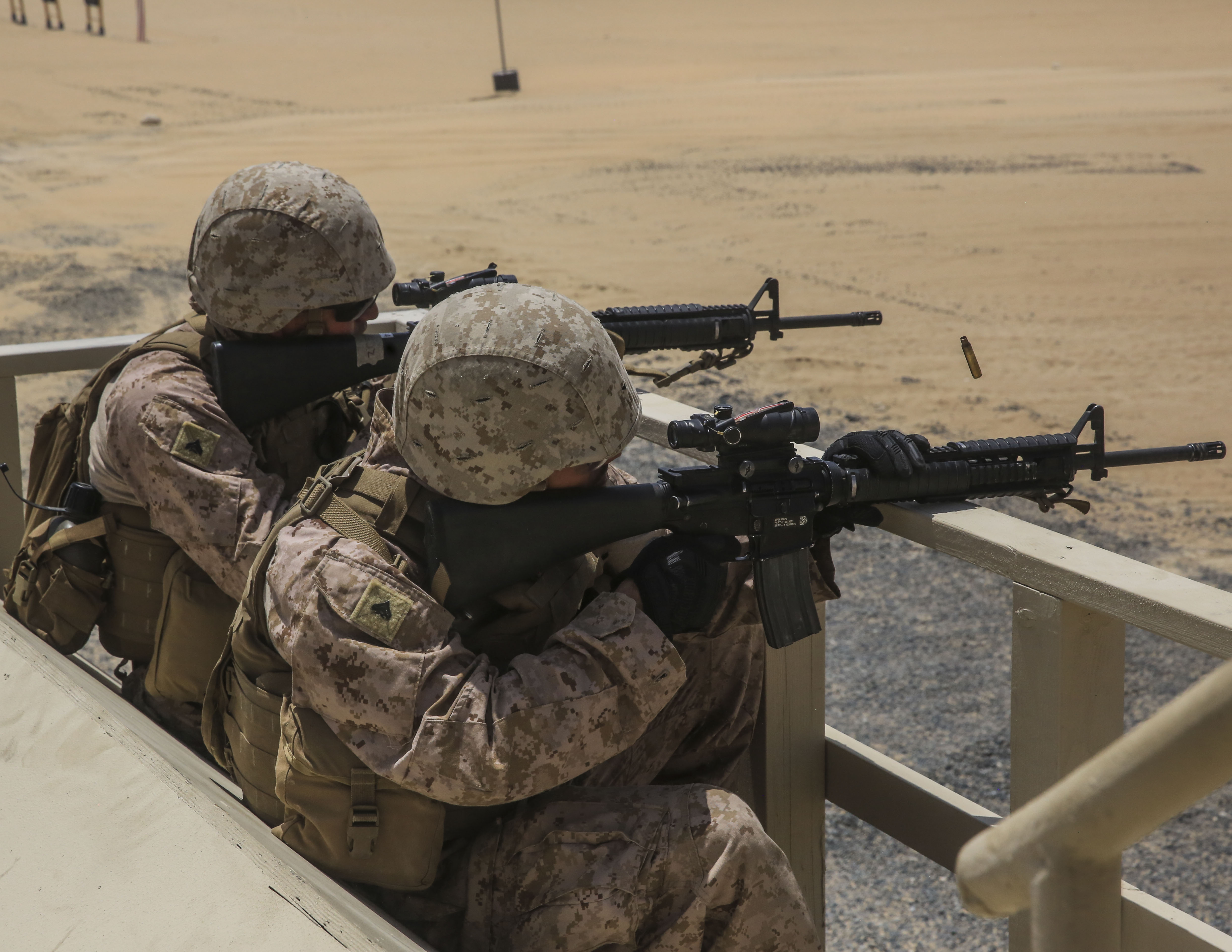 SPMAGTF-CR-CC Marines Take Aim During Marksmanship Training