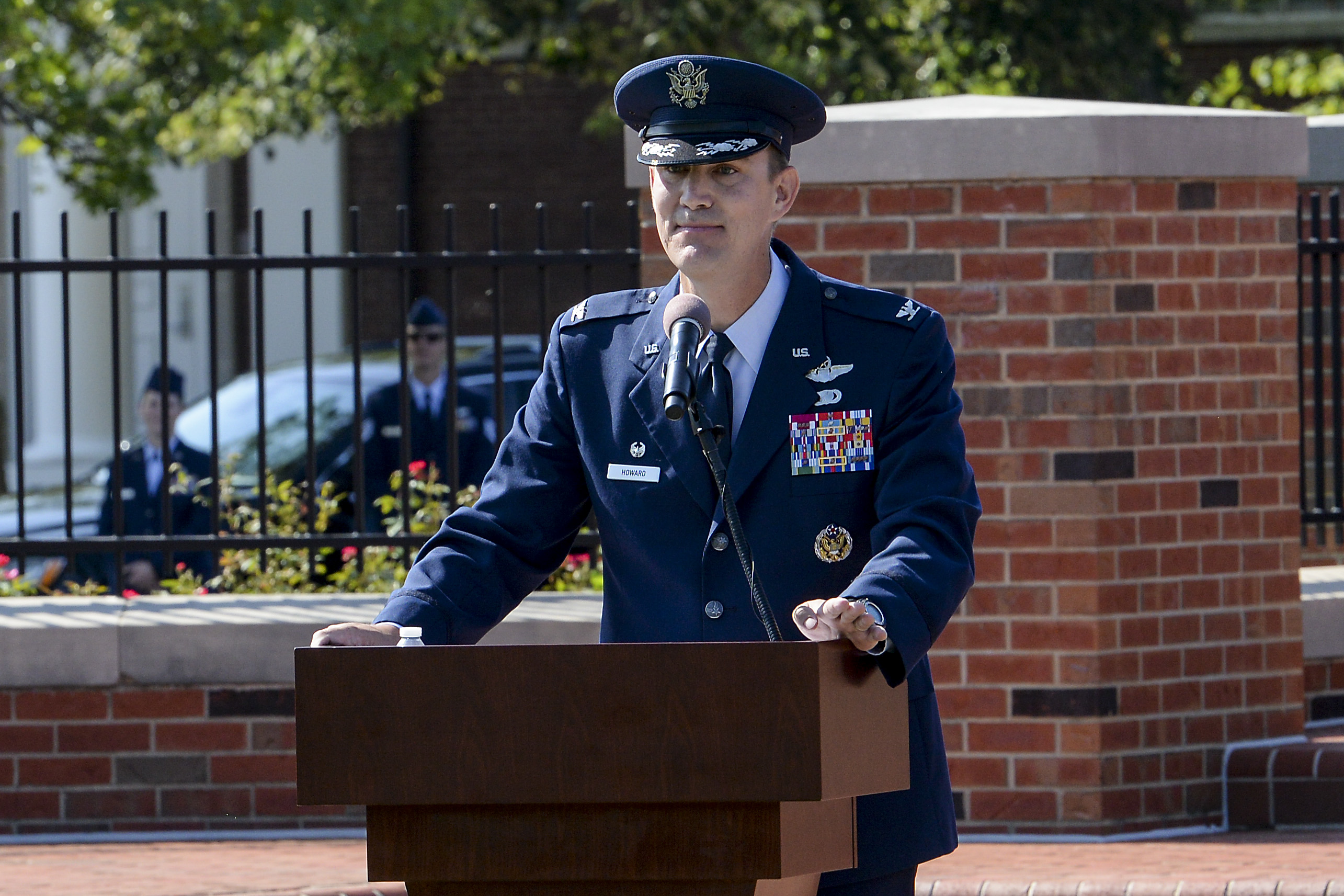 Howard takes command of 375th Air Mobility Wing > Scott Air Force Base ...