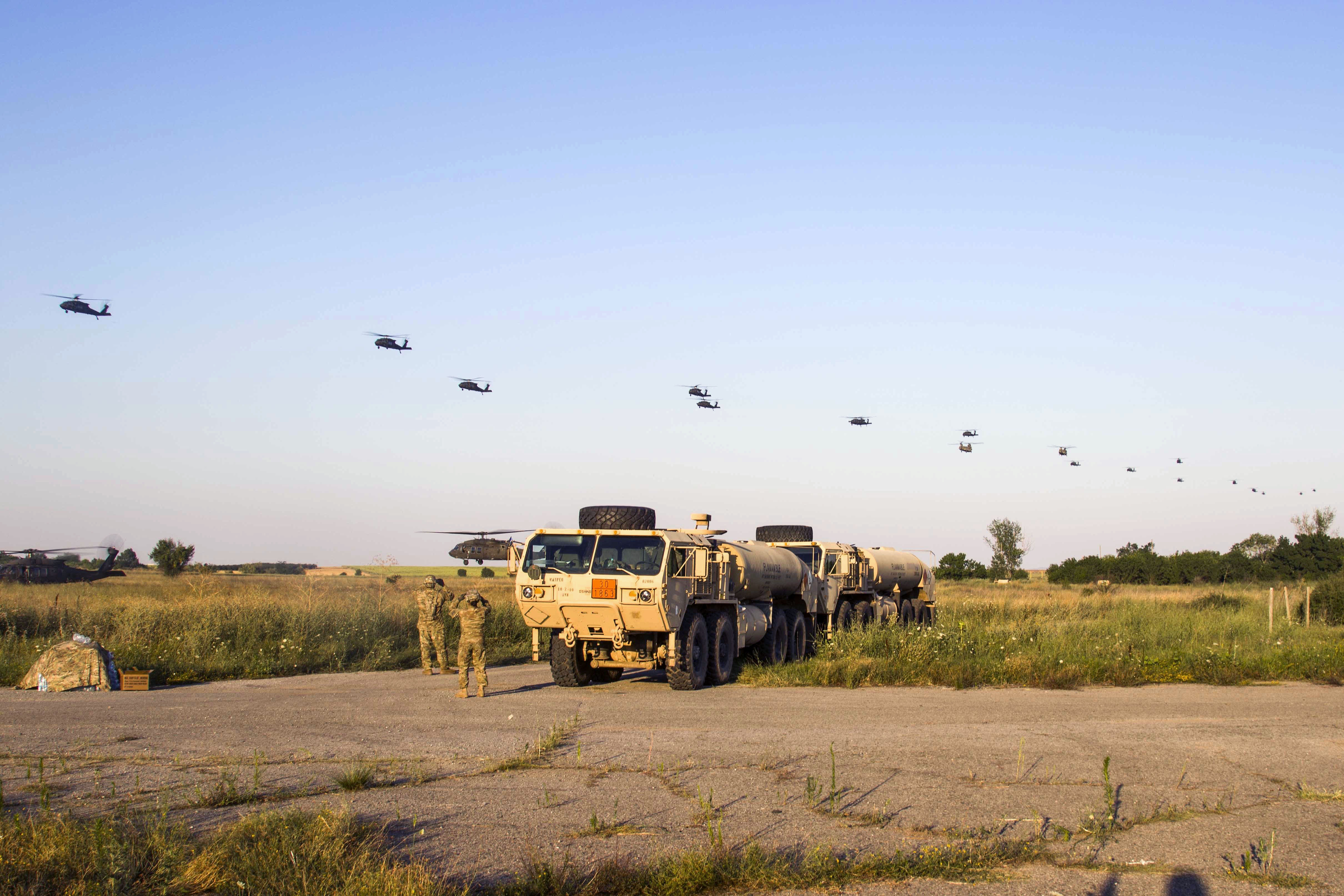 Helicopter Formation | U.S. Department of War