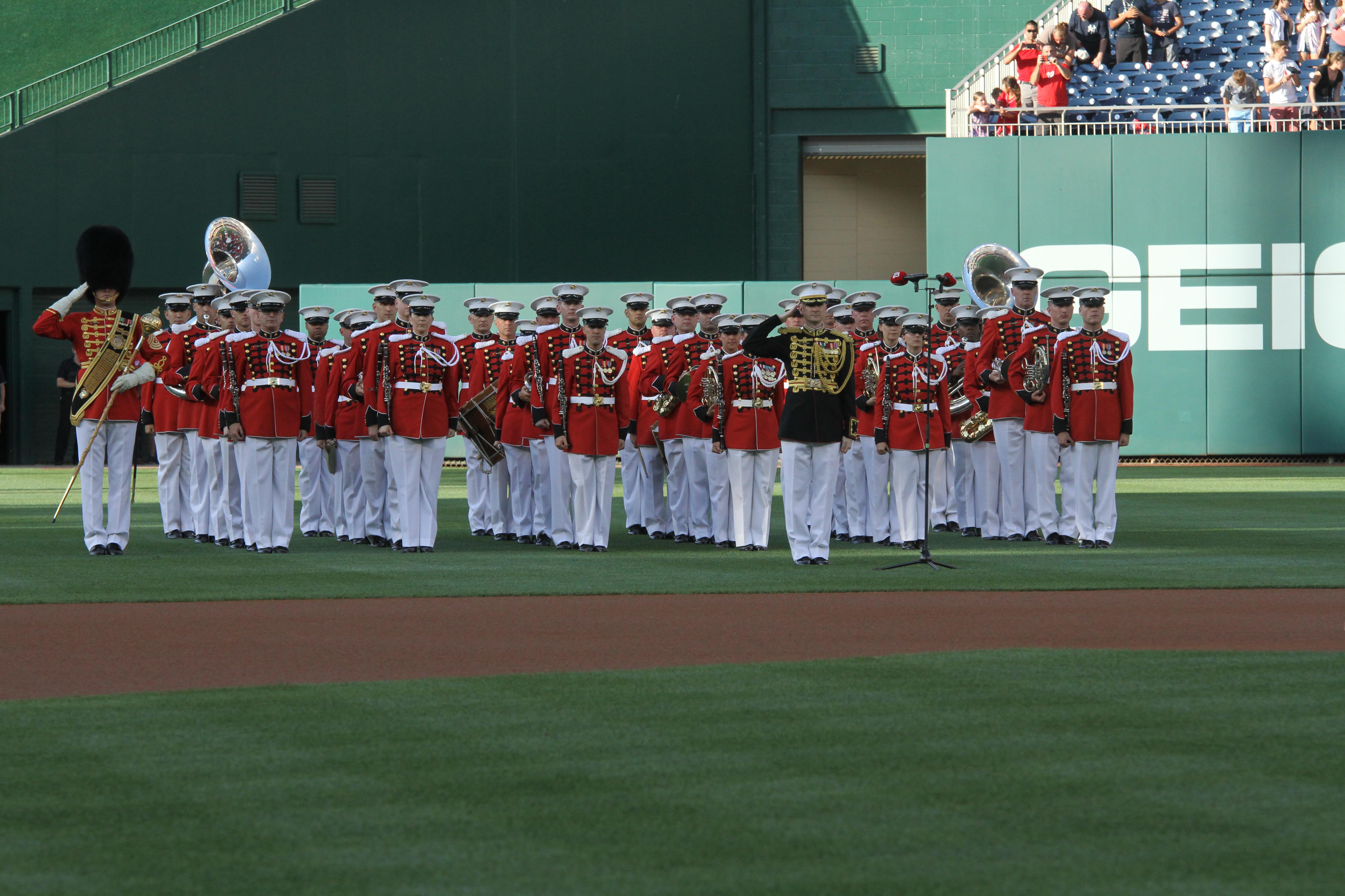 U.S. Marine Corps Day at Nationals Park
