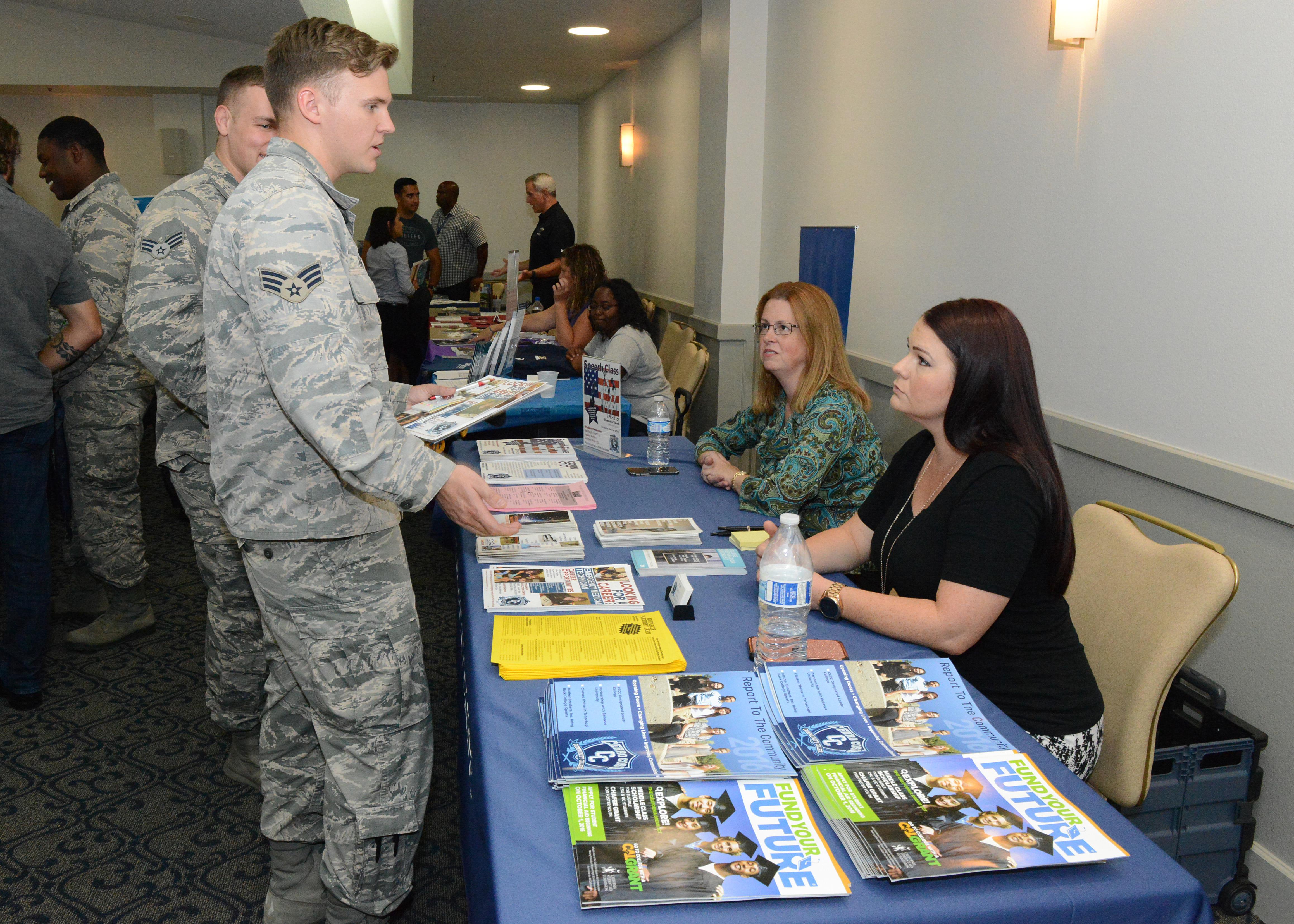 Fair teaches people about education opportunities > Edwards Air Force ...