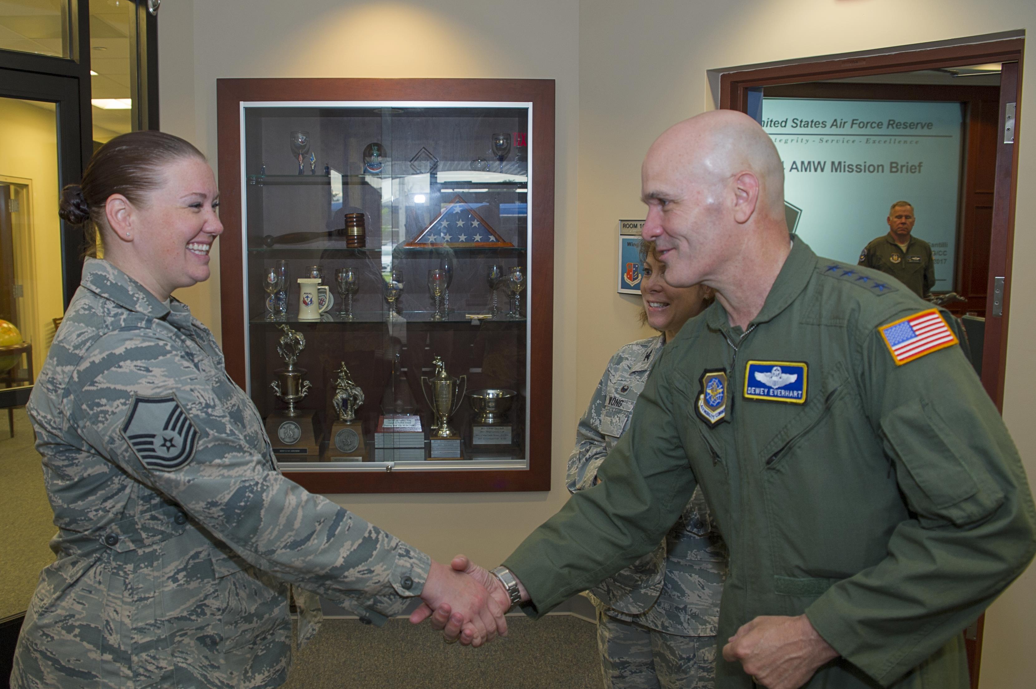 AMCcommander visits the Freedom Wing > 514th Air Mobility Wing > Display