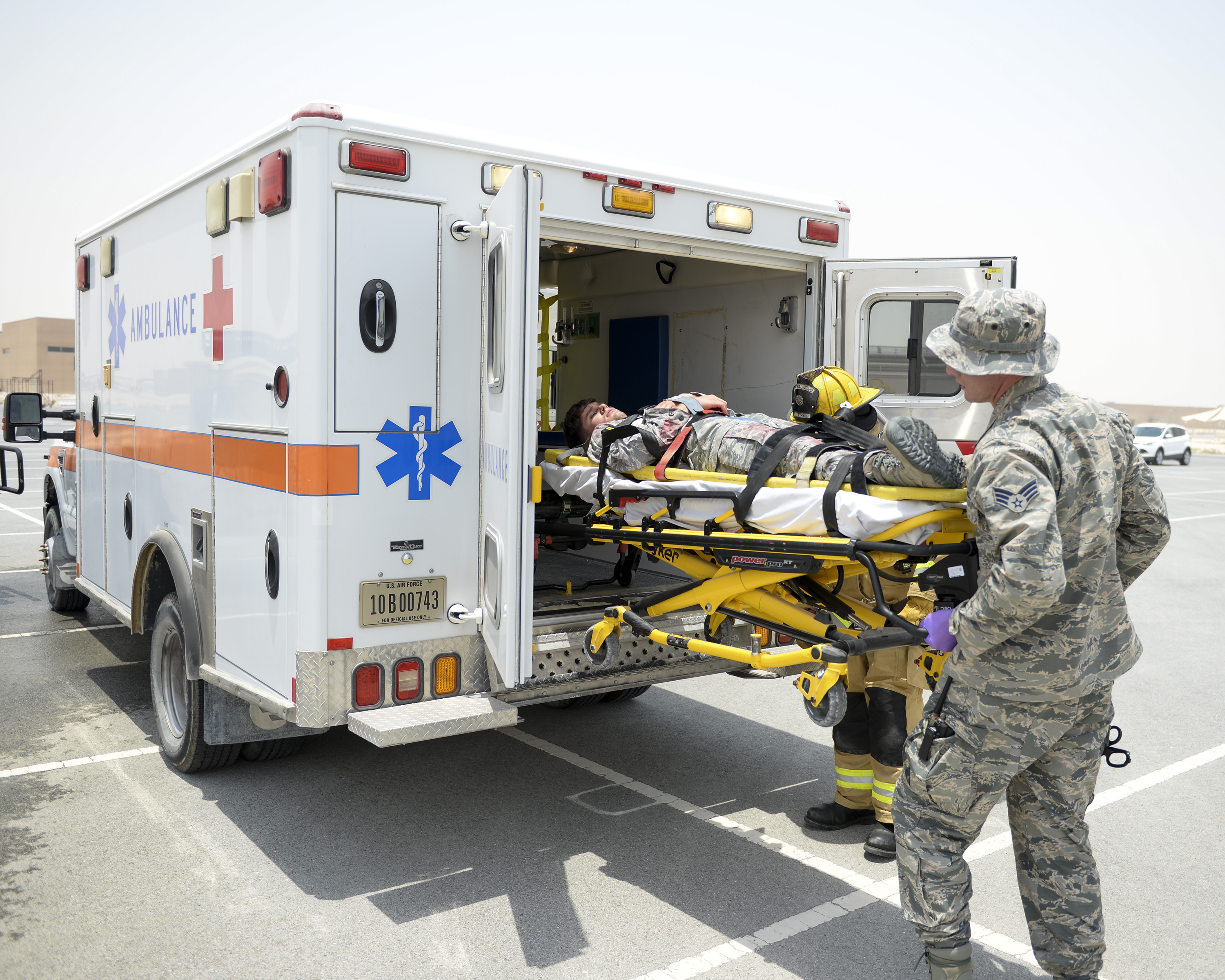 Wing leadership gets a first-hand look at base clinic and emergency ...