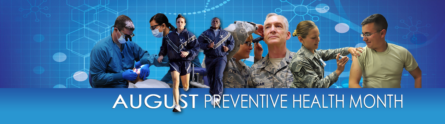 Twitter banner: August Preventive Health Month