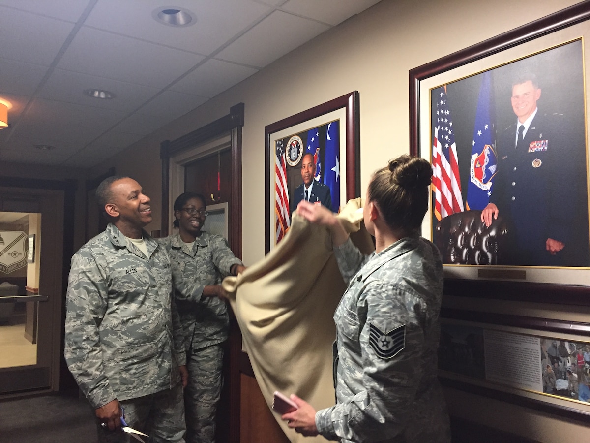 Unveiling of Maj. Gen. Allen's portrait > Air Force Medical Service ...