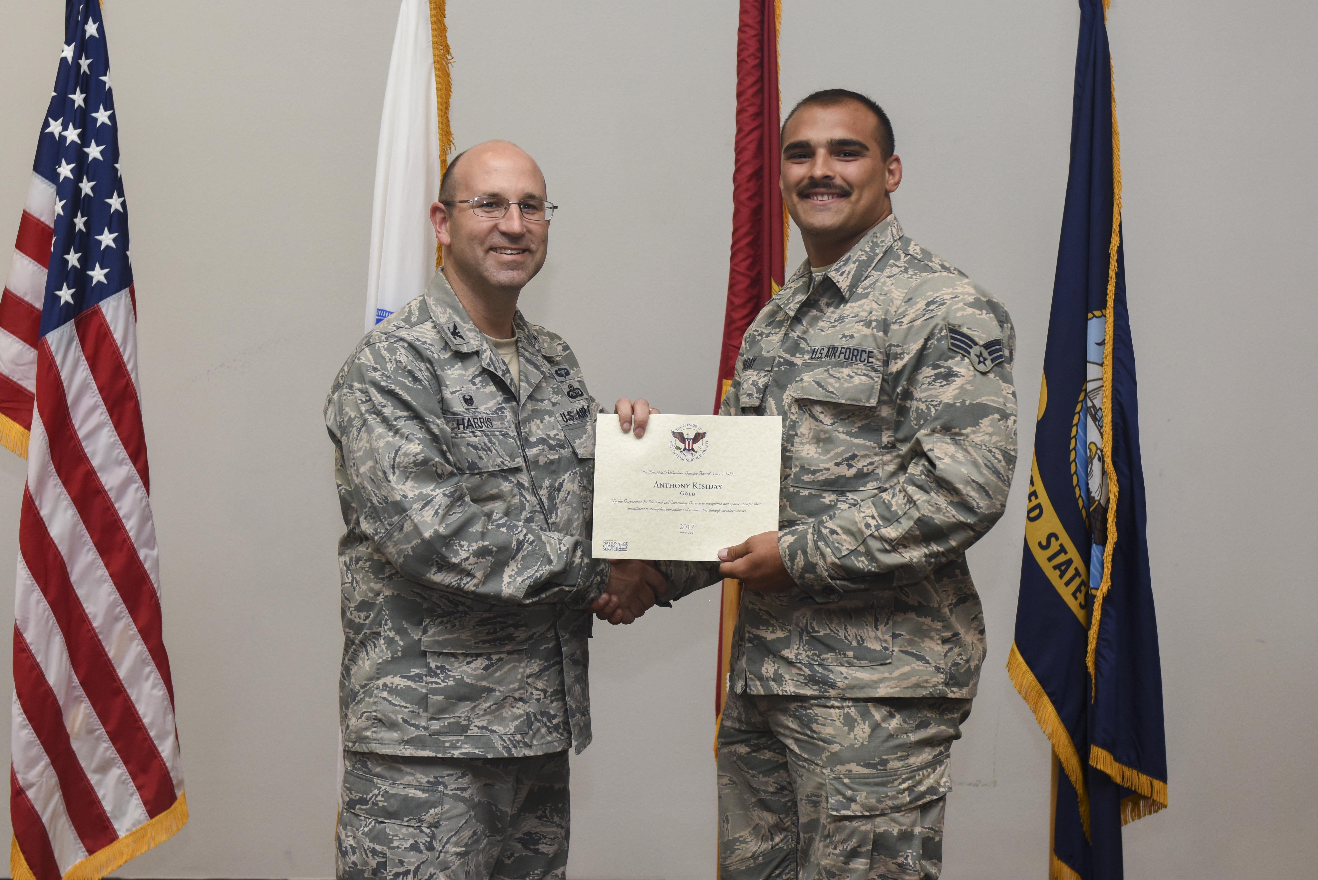 Goodfellow recognizes Airmen for community support > Goodfellow Air ...