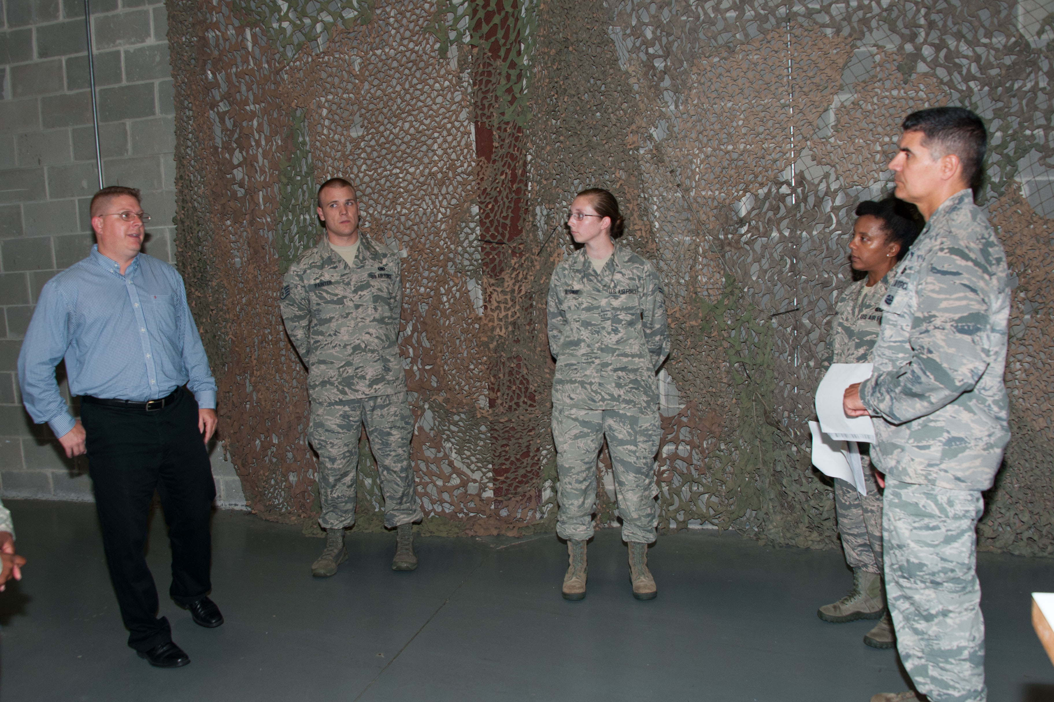 42d ABW CC Crusader visit to 42d LRS