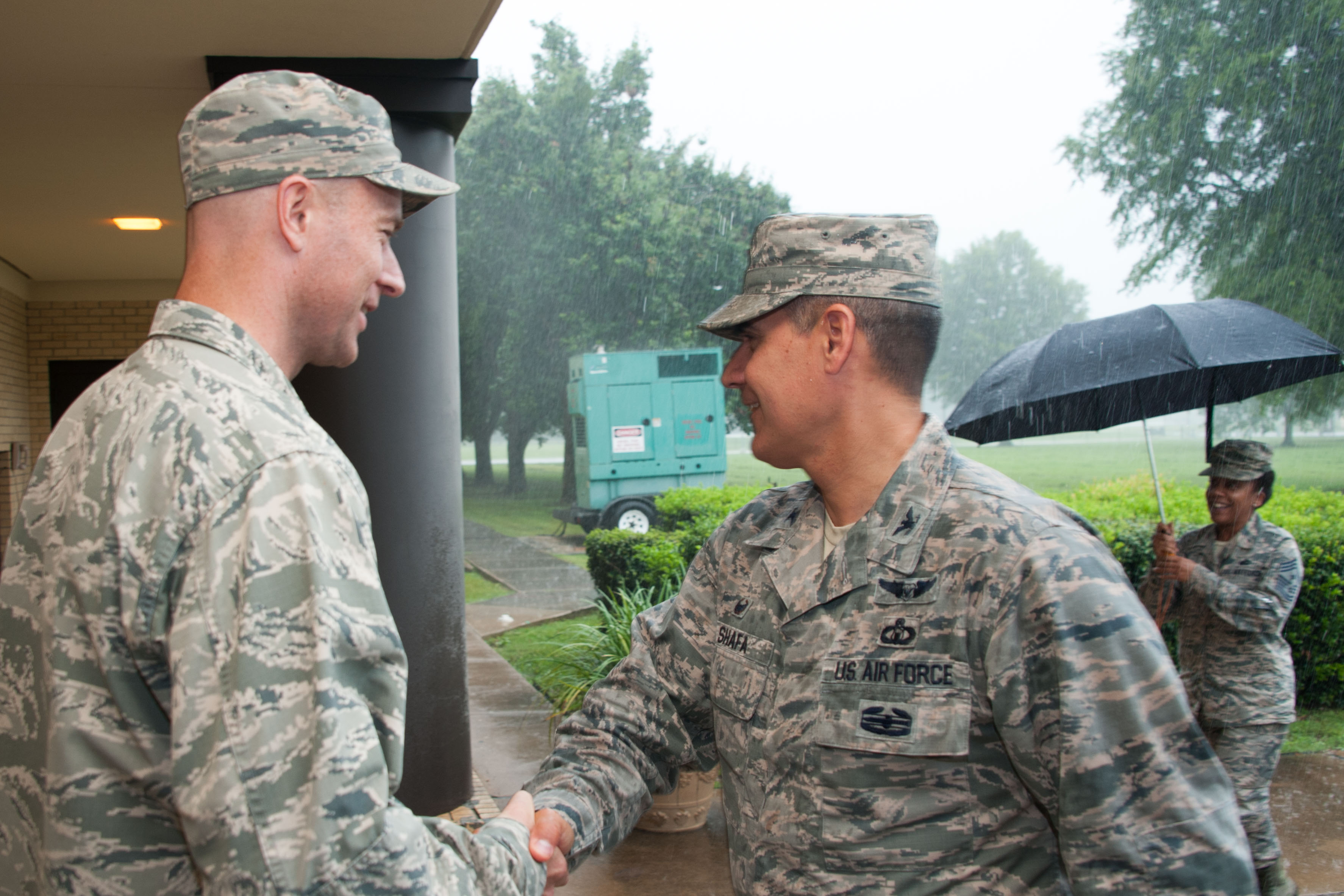 42d ABW CC Crusader visit to 42d LRS