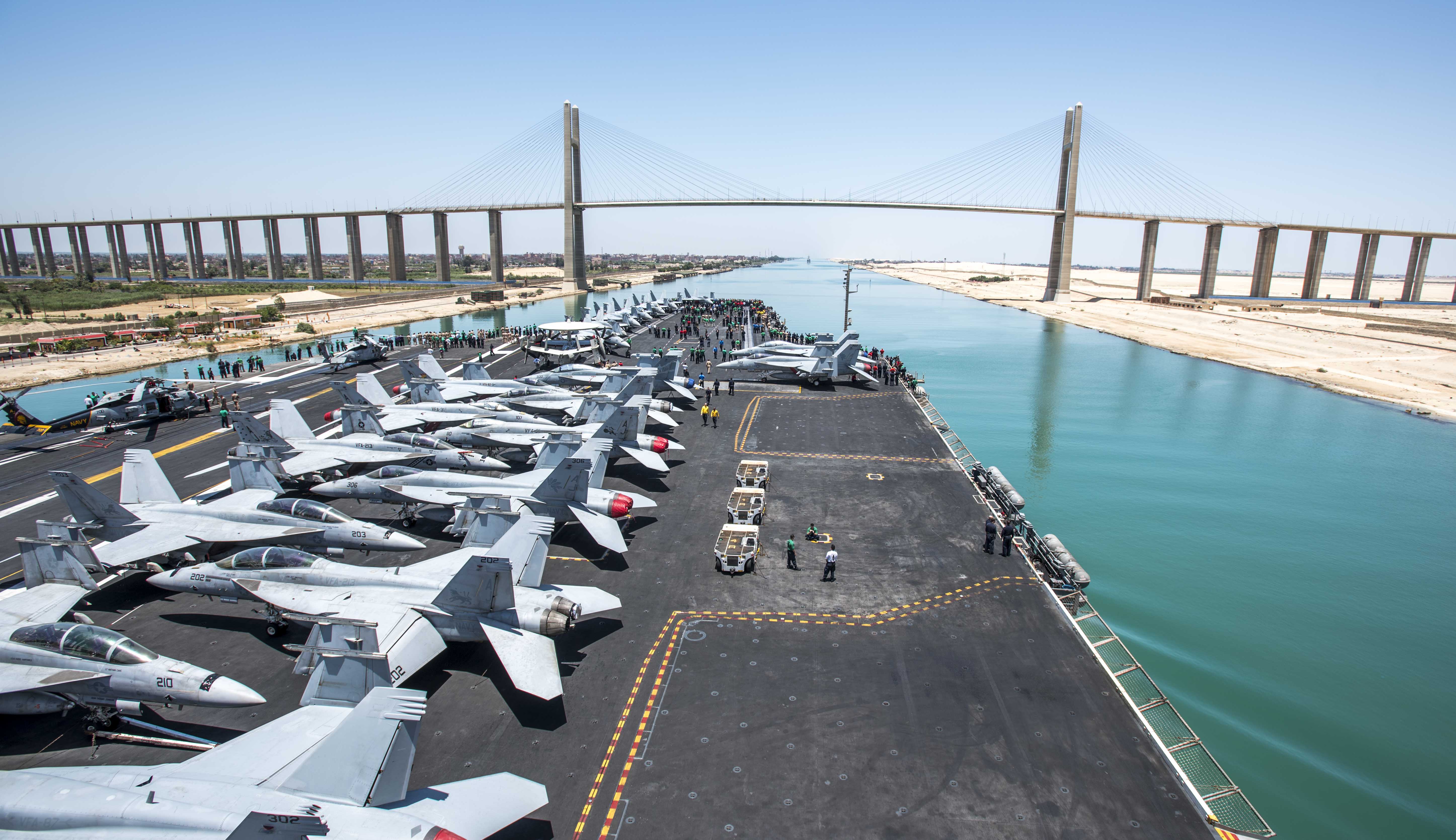 GHWB is the flagship of Carrier Strike Group (CSG) 2, which is ...