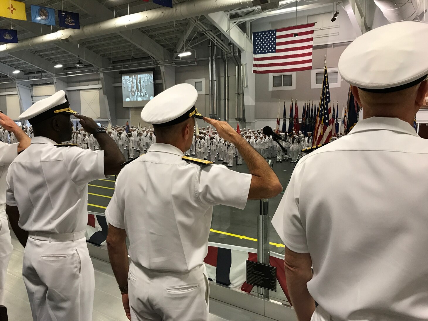 CNP Serves as Reviewing Officer at RTC Graduation > United States Navy ...