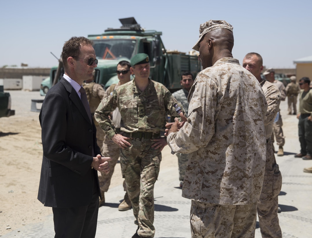 Distinguished Visitors visit Bost Airfield
