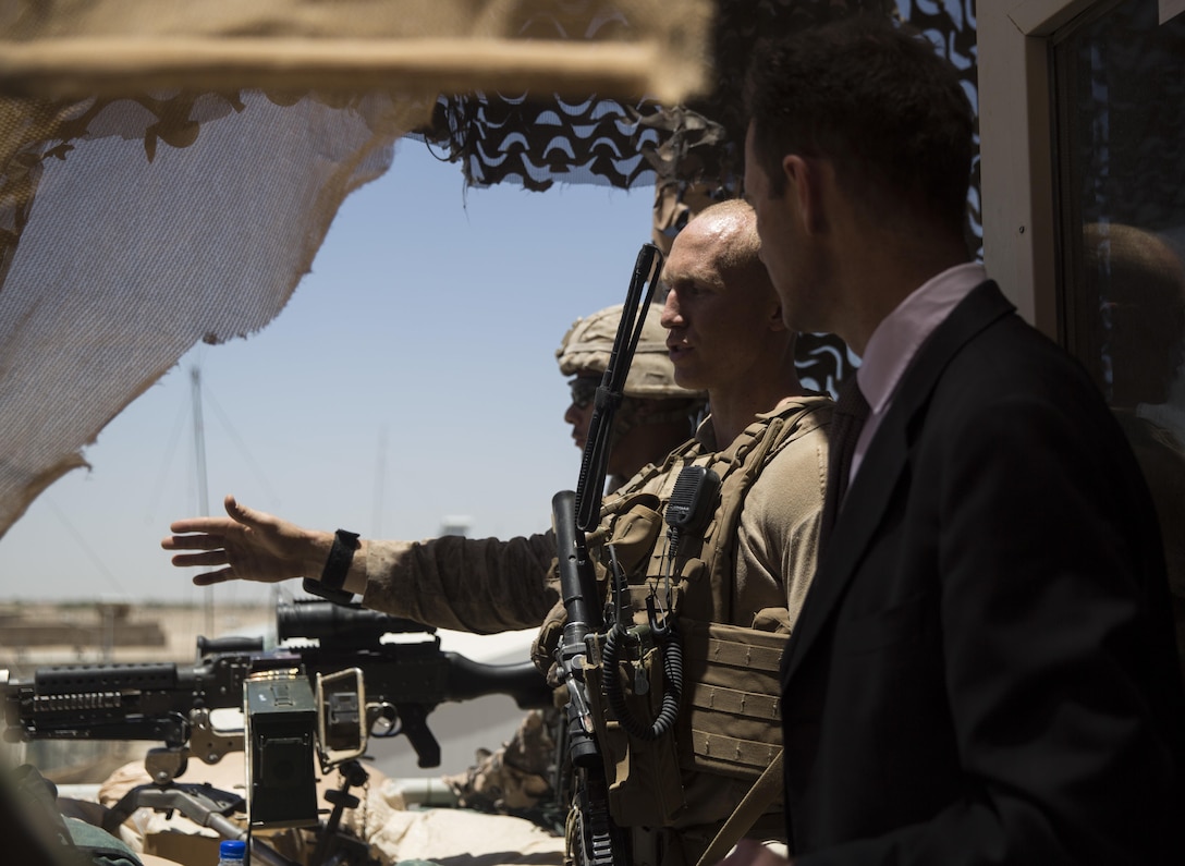 Distinguished Visitors visit Bost Airfield