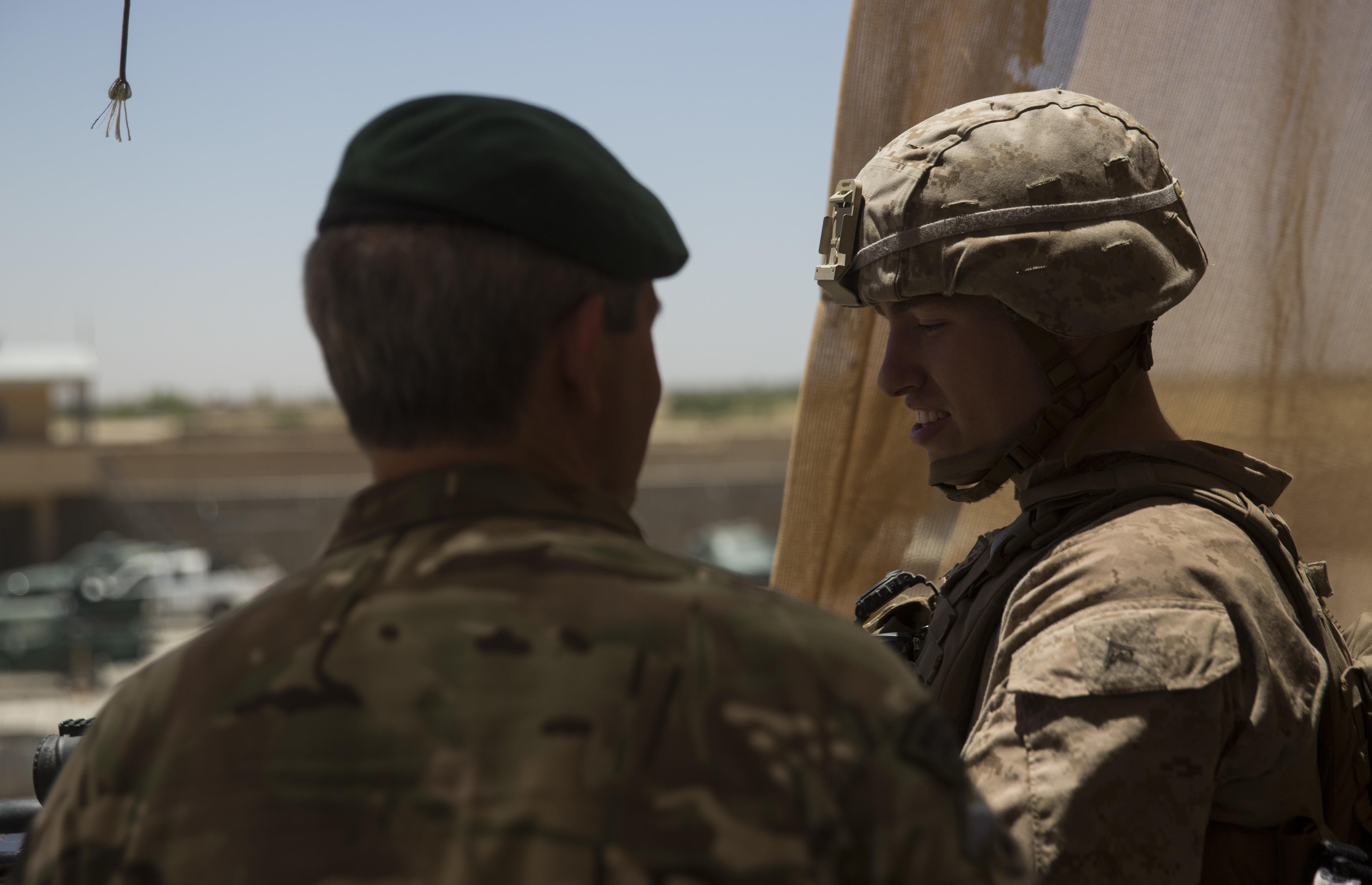 Distinguished Visitors visit Bost Airfield