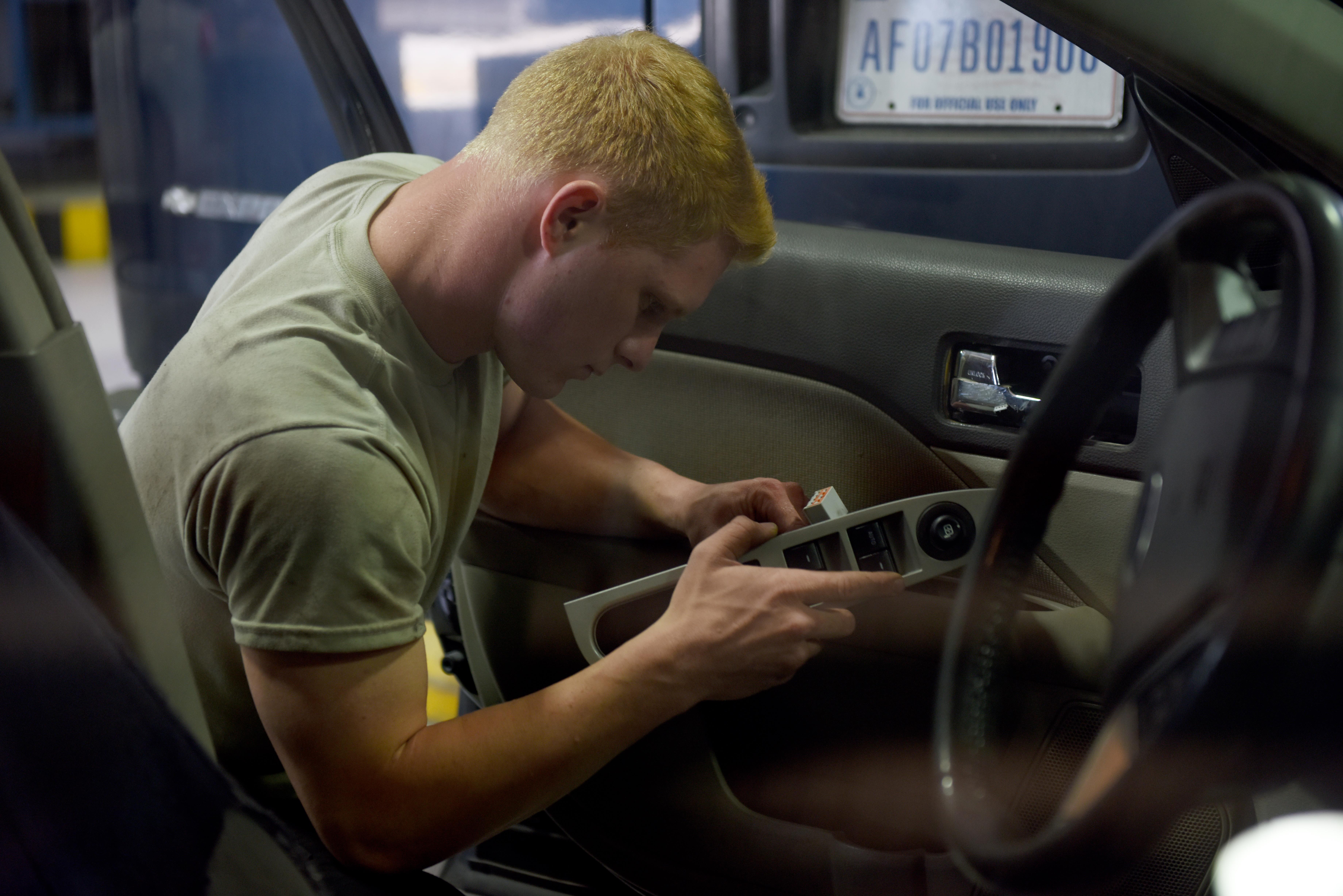 Vehicle maintainers keep base driving smoothly