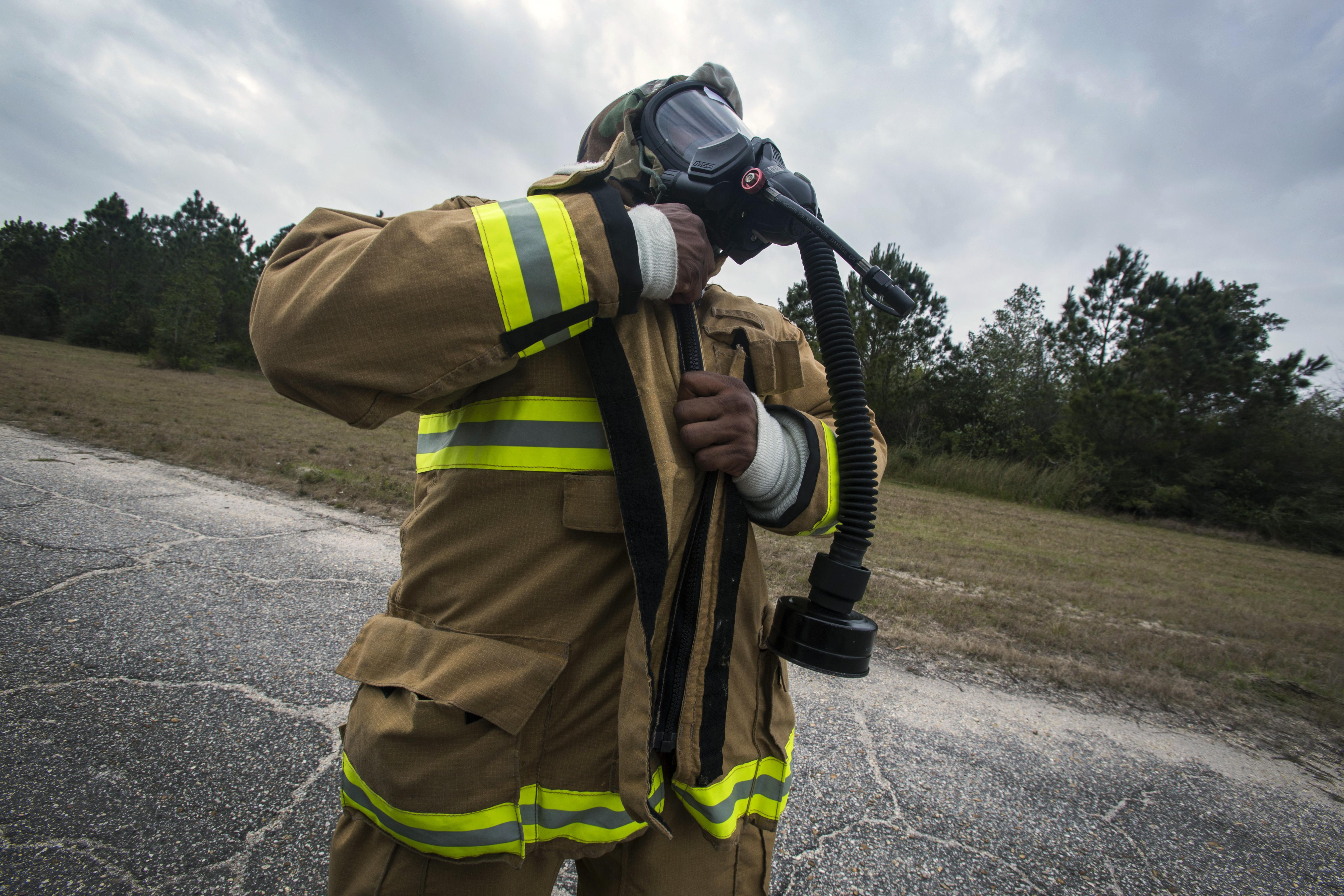 Firefighters MOPP up