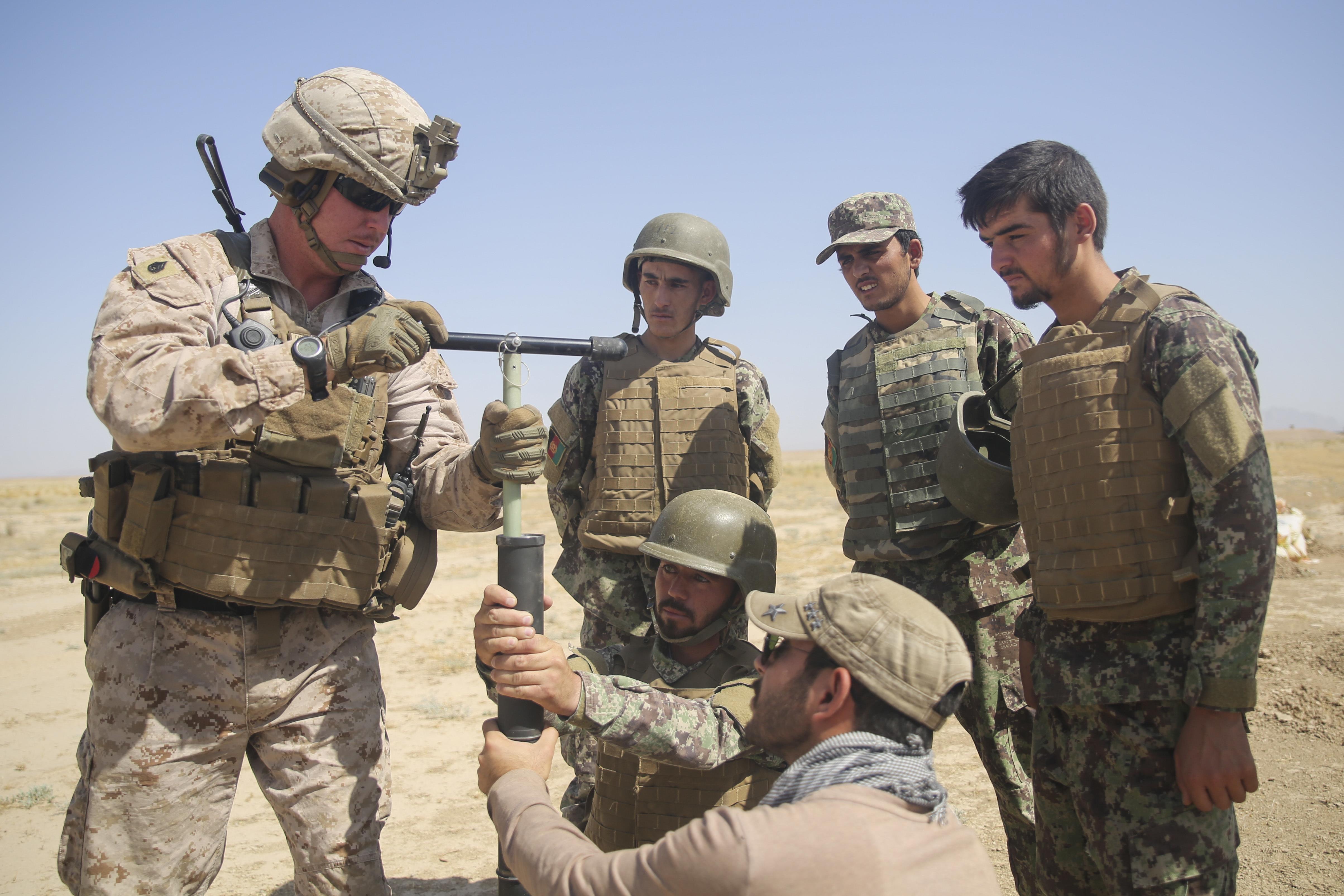 ANA soldiers continue building infantry skills through operational ...