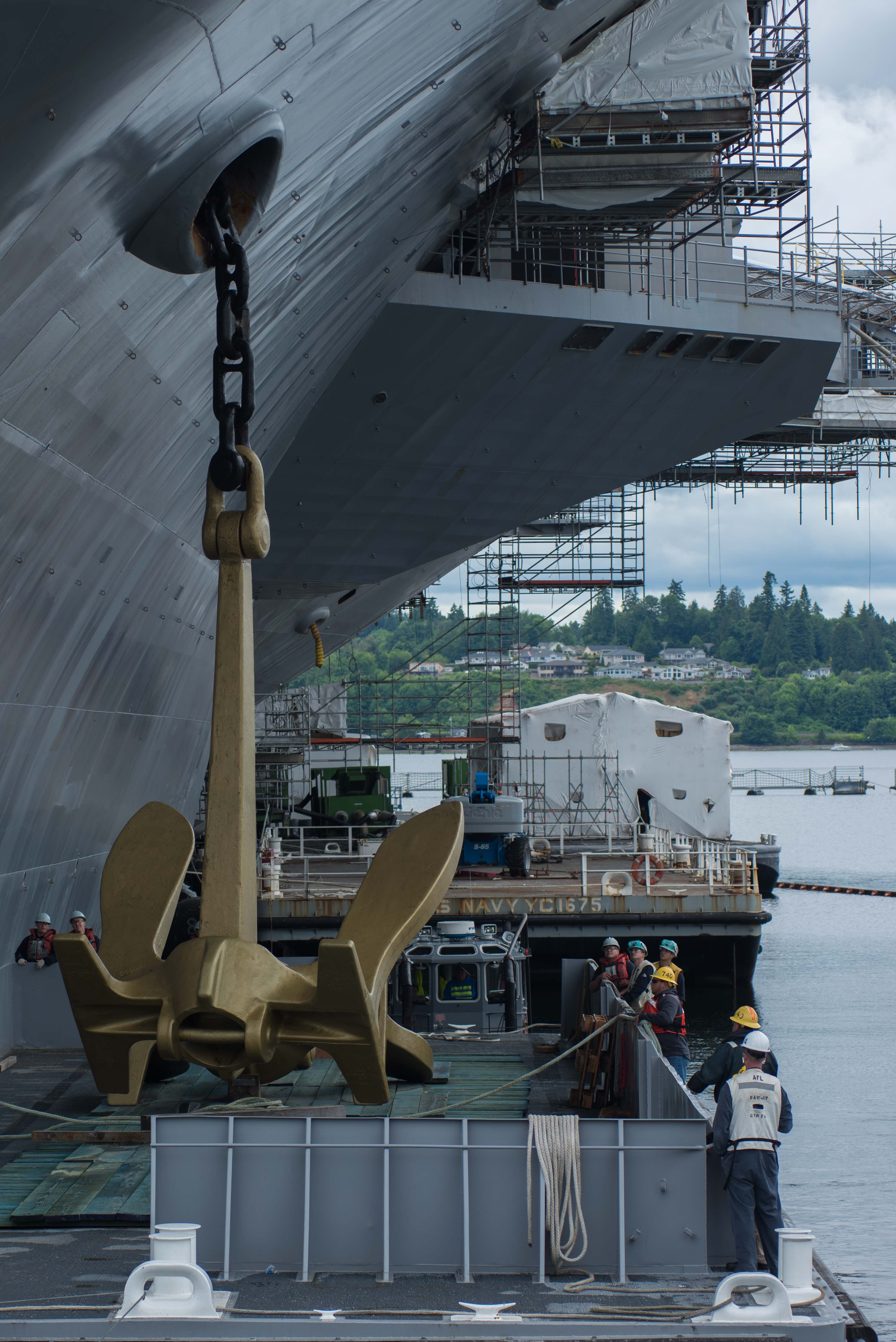 John C. Stennis Reattaches Anchors > United States Navy > News Stories