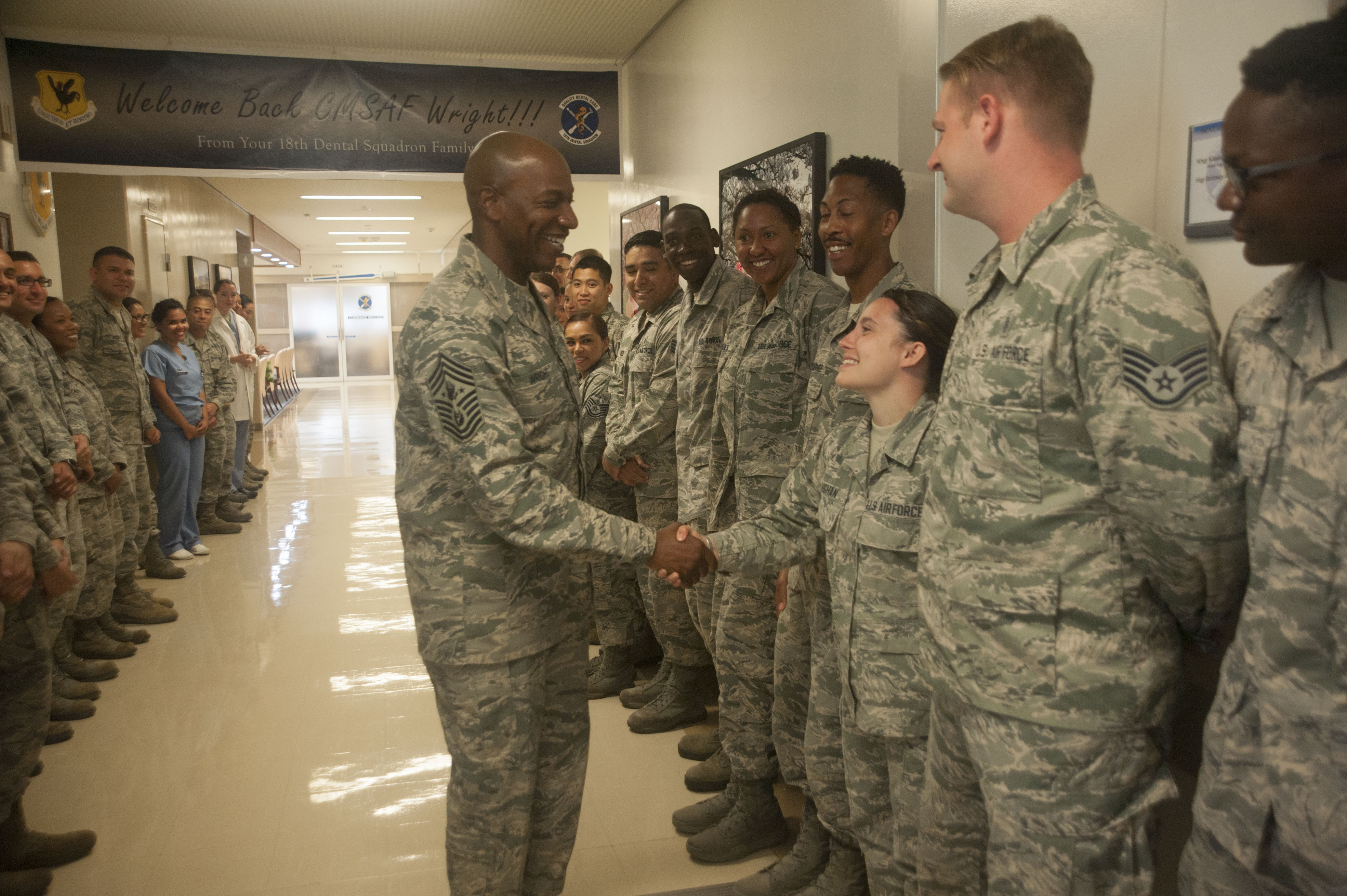 18th CMSAF visits 18th Wing > Kadena Air Base > News
