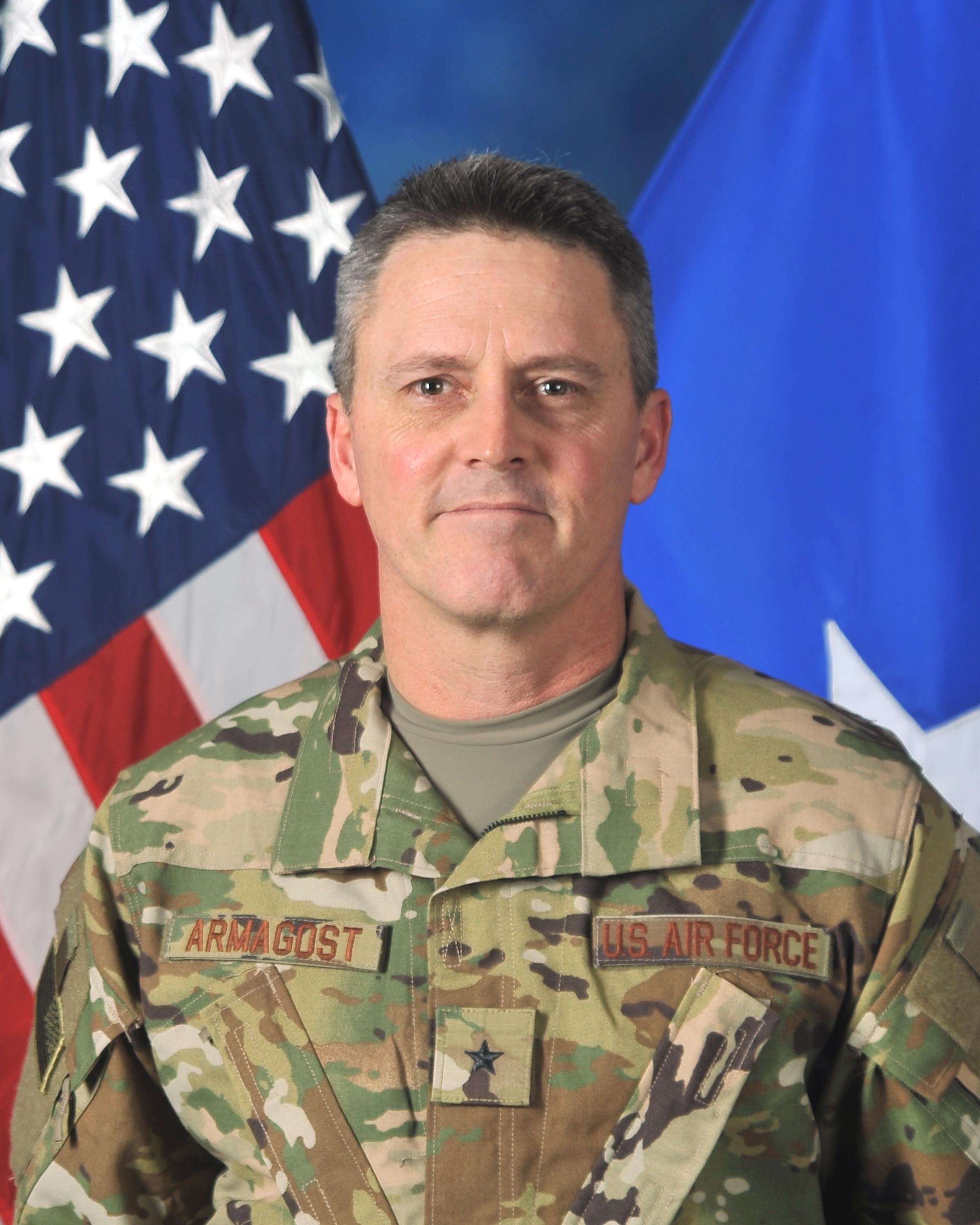 Brig. Gen. Jason R. Armagost Official Portrait