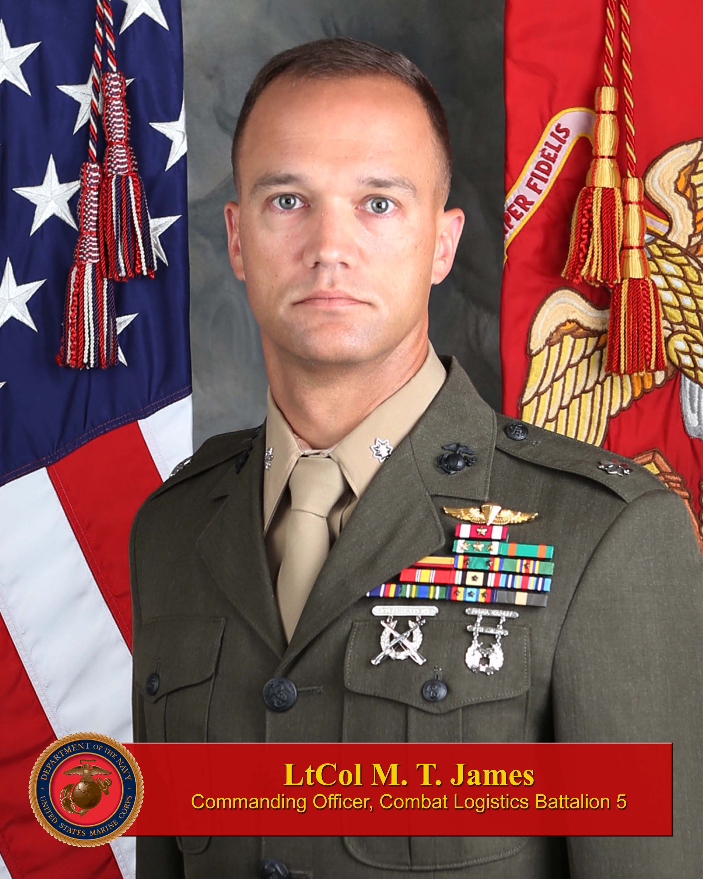 Lieutenant Colonel James > 1st Marine Logistics Group > Leaders