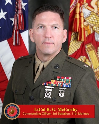 Lt. Col. Robert G. McCarthy > 1st Marine Division > Leaders