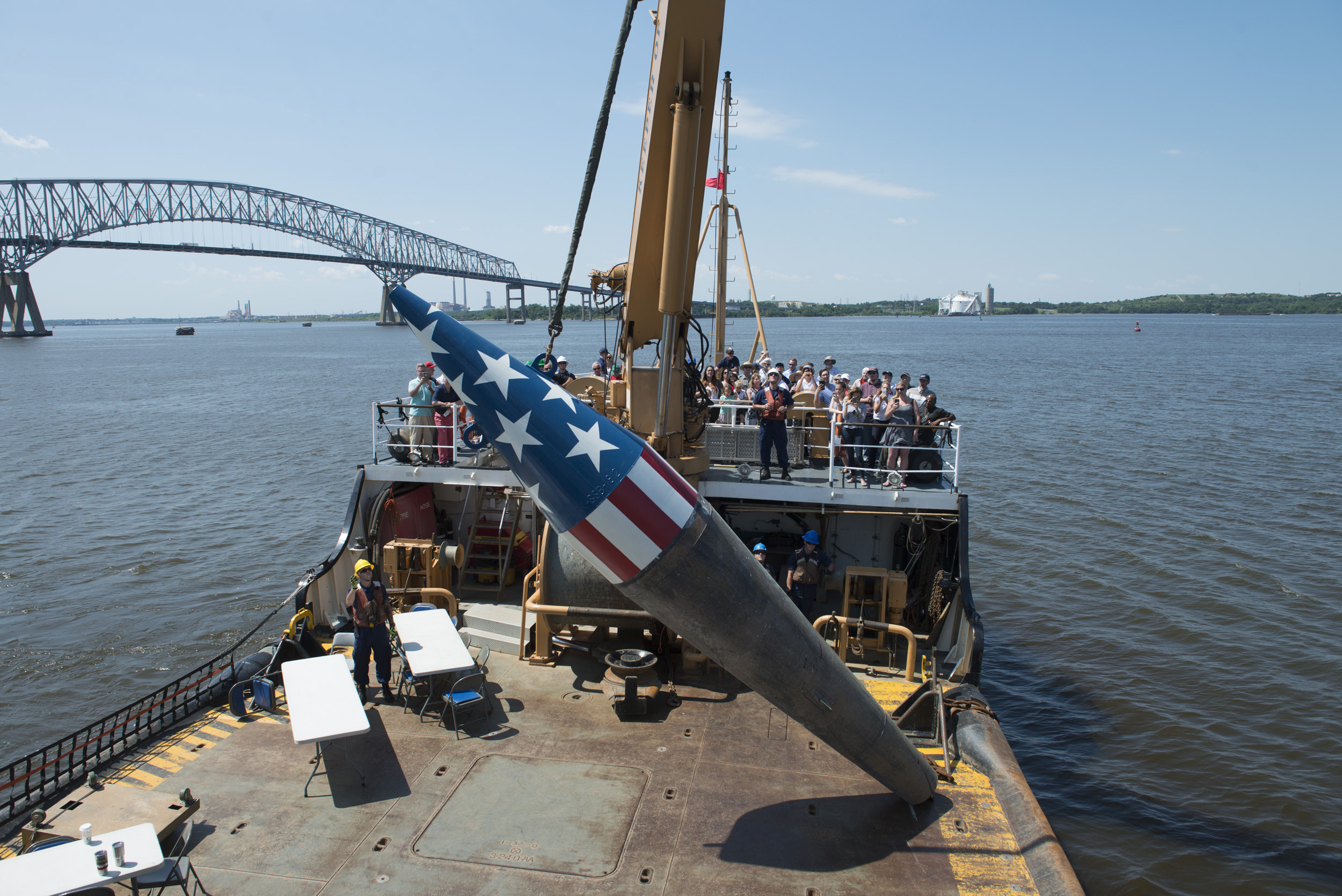 Francis Scott Key buoy set in Baltimore