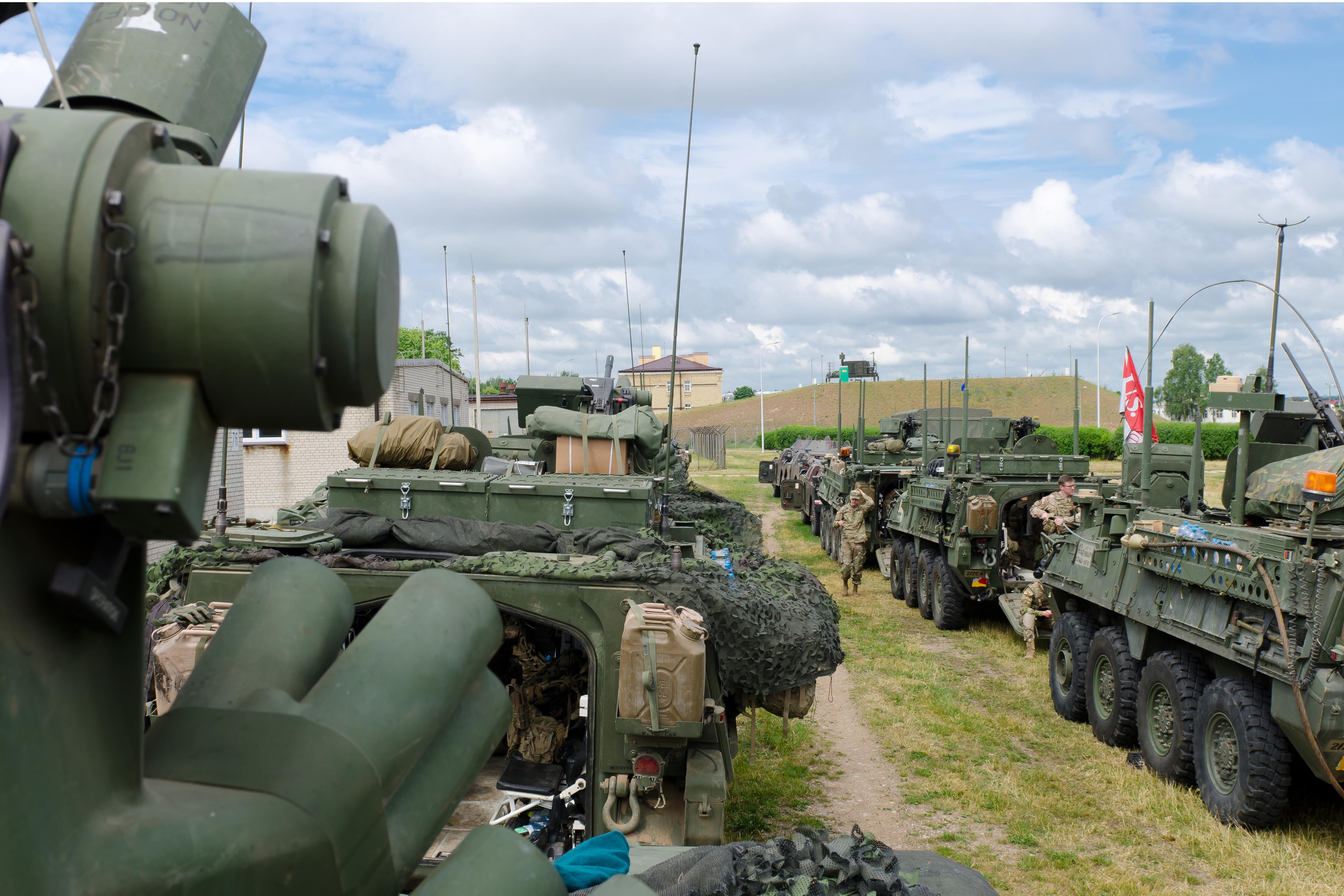 EFP Battle Group Poland crosses the Suwalki Gap into Lithuania
