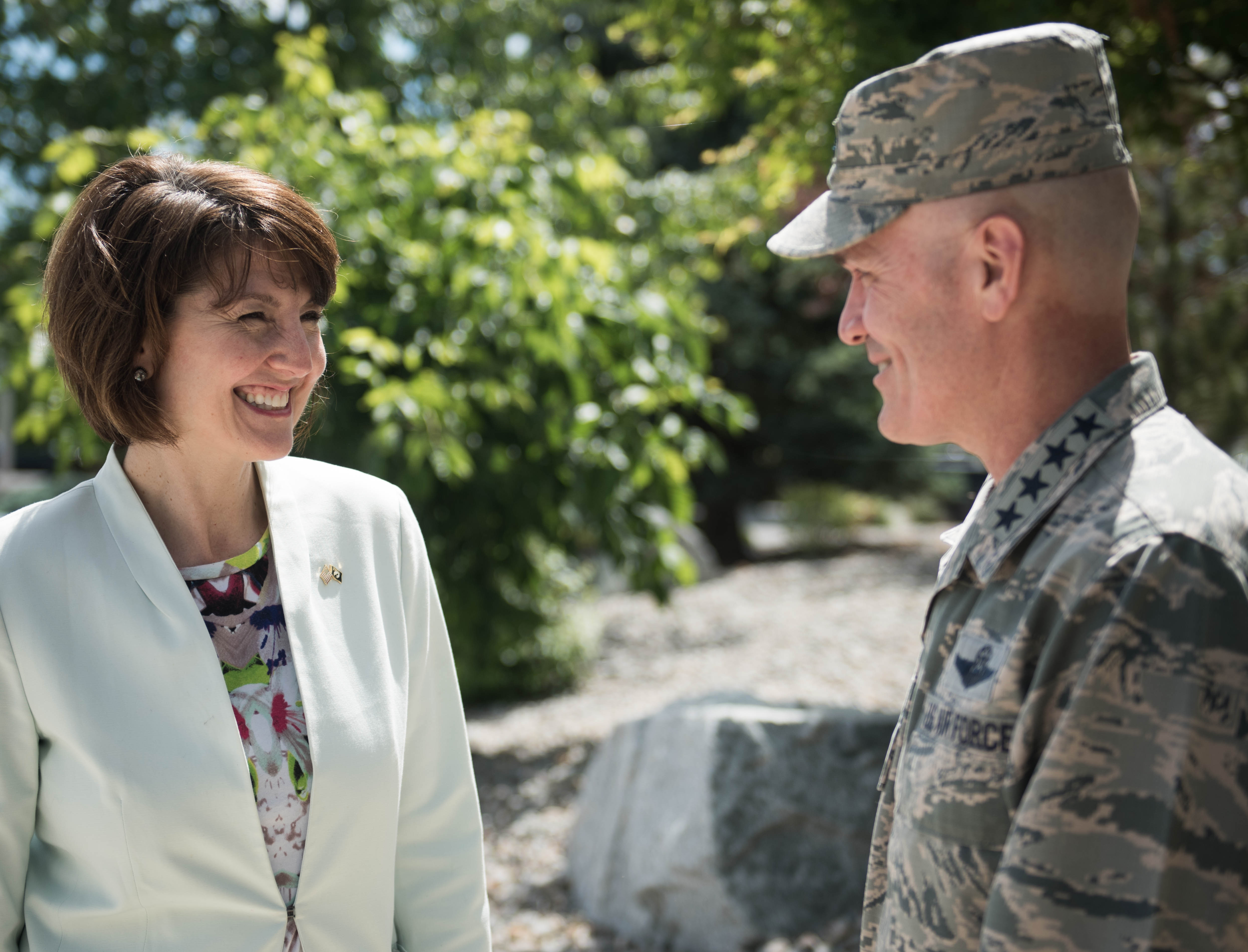 Senior leaders visit Fairchild