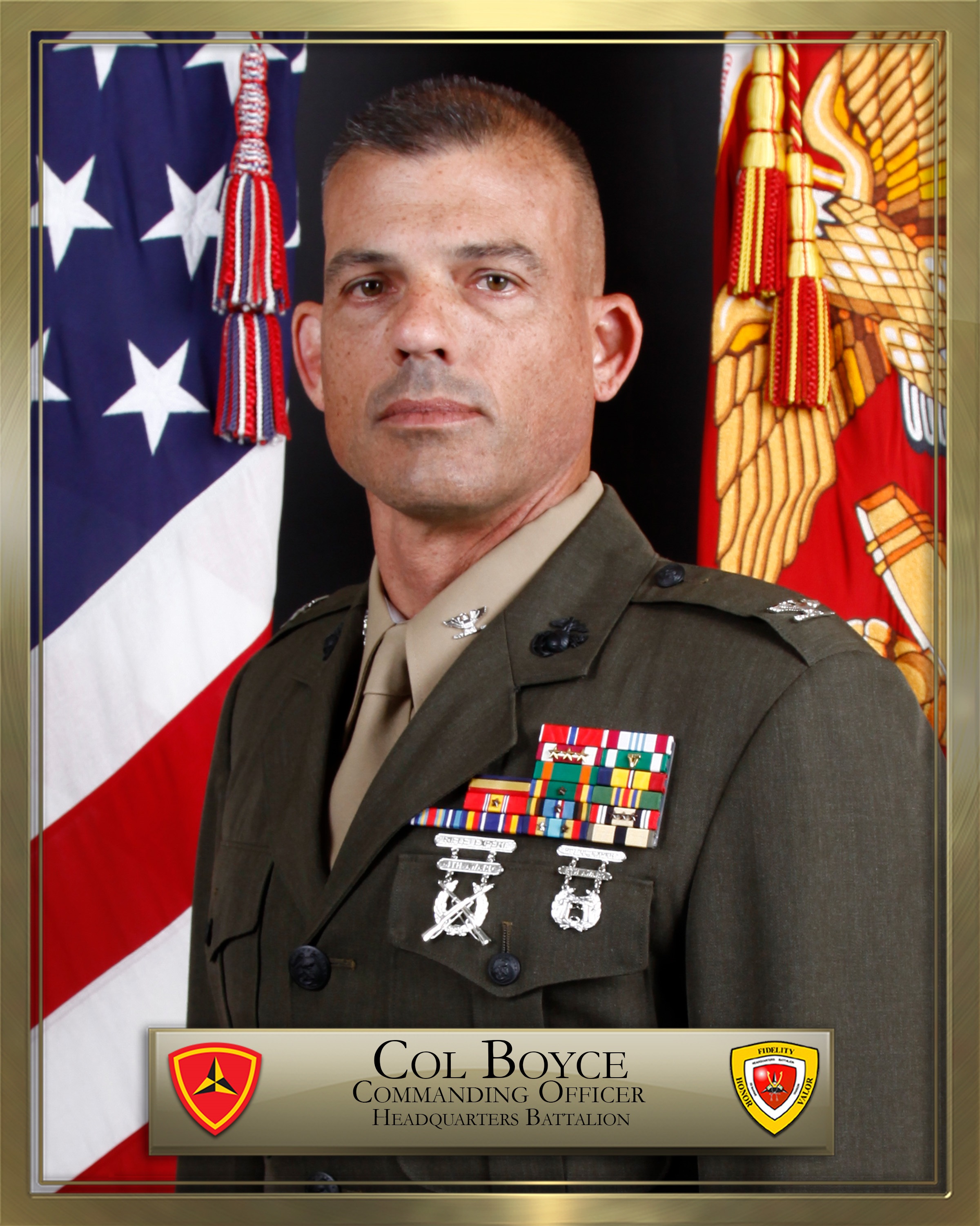 Colonel Giles R. Boyce > Marine Corps Base Camp Butler > Leaders