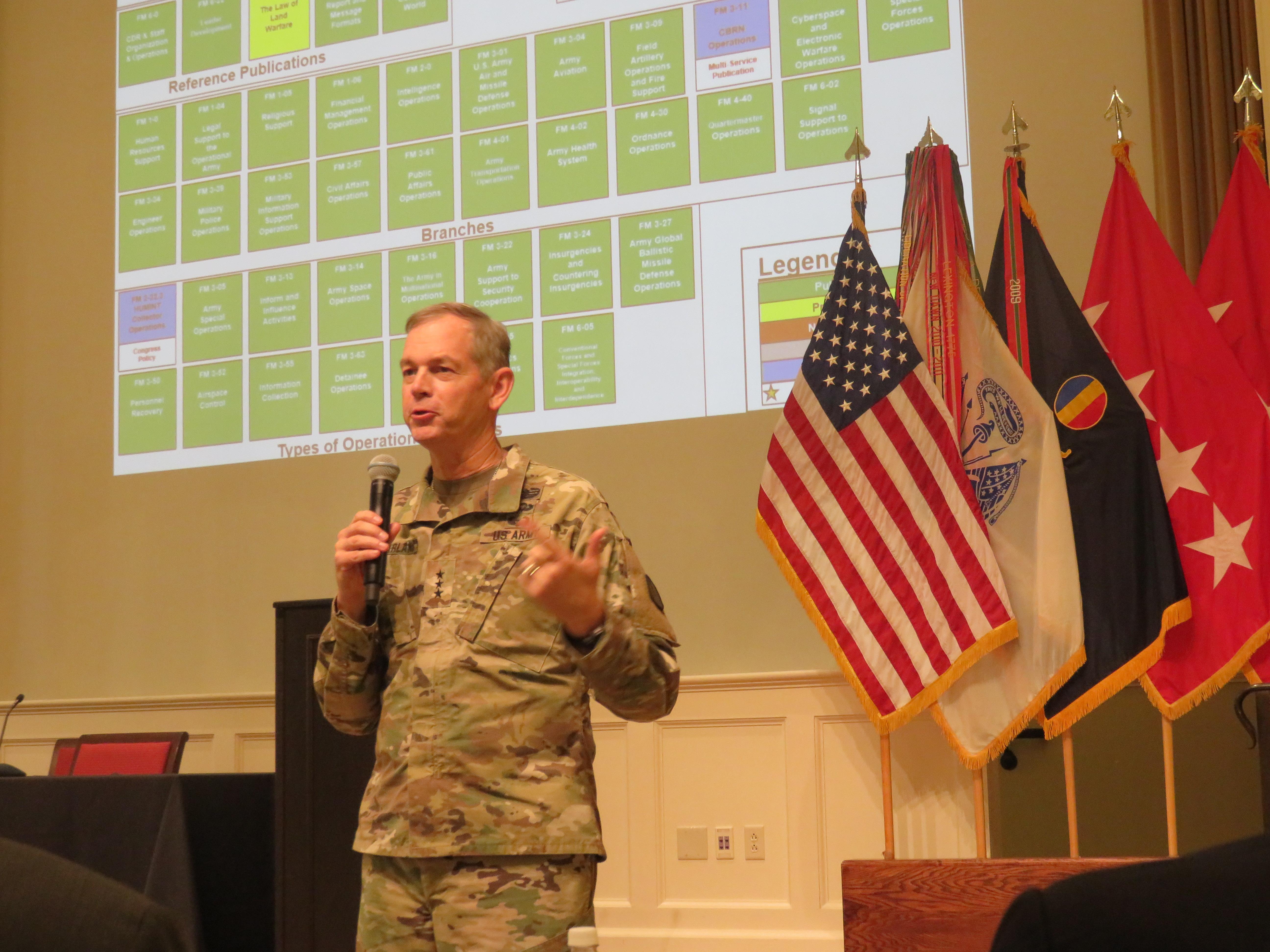 TRADOC leaders discuss Multi-Domain Battle, future Army during forum ...